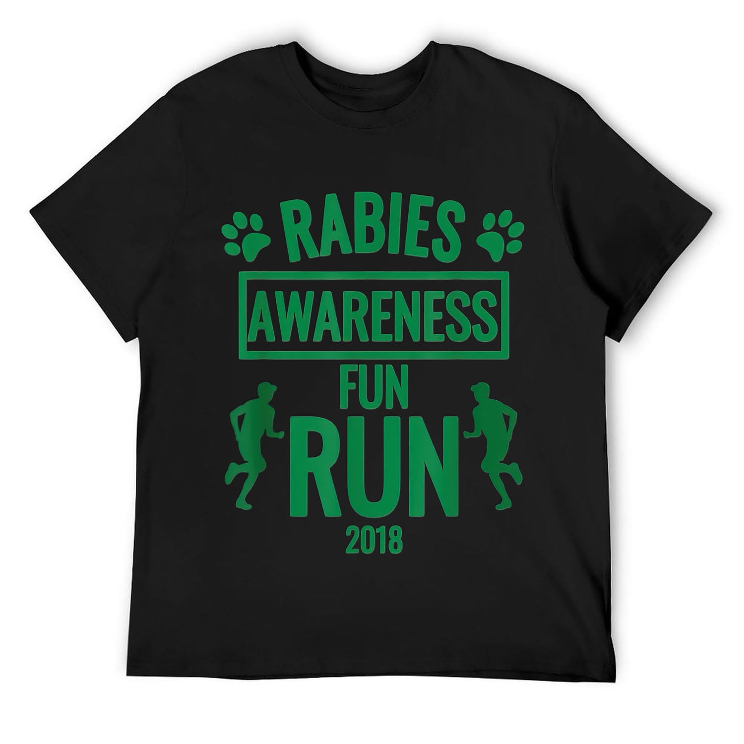 Rabies Awareness Fun Run Shirt - Walmart.com