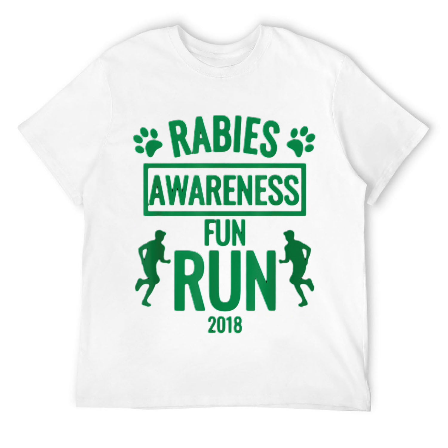 Rabies Awareness Fun Run Shirt - Walmart.com
