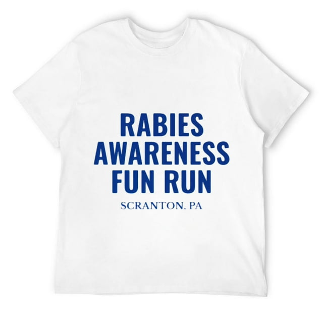 Rabies Awareness Fun Run Support the Rabid Scranton T-Shirt - Walmart.com