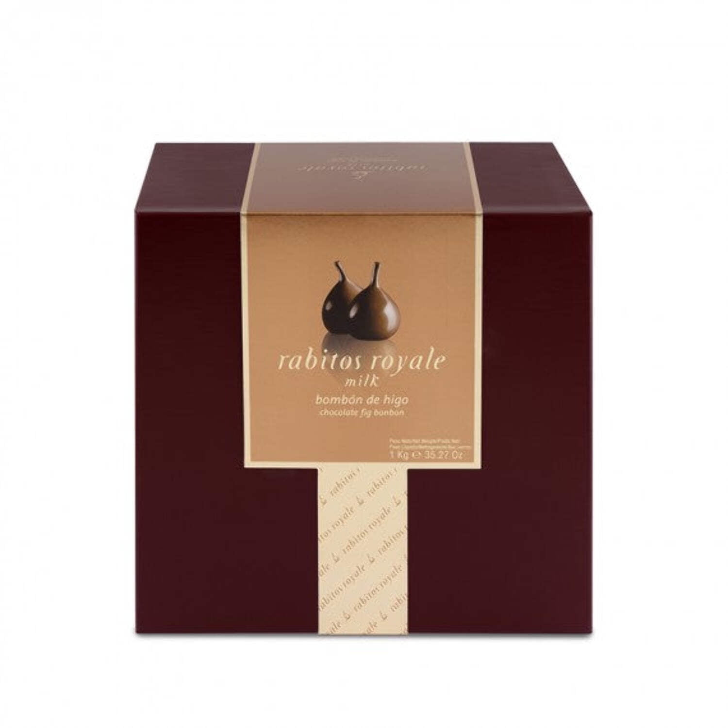 Rabitos Royale – 55 Piece Milk Chocolate Covered Fig Bonbons Gift Box ...