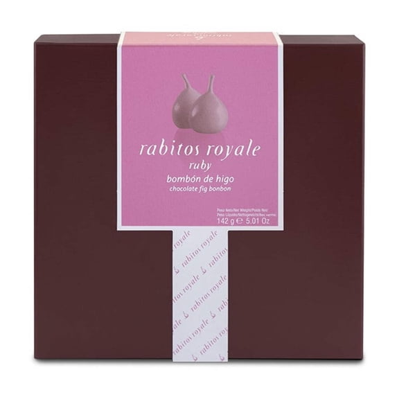 Rabitos Royale – 8 Piece Ruby Chocolate Covered Fig Bonbons Gift Box ...