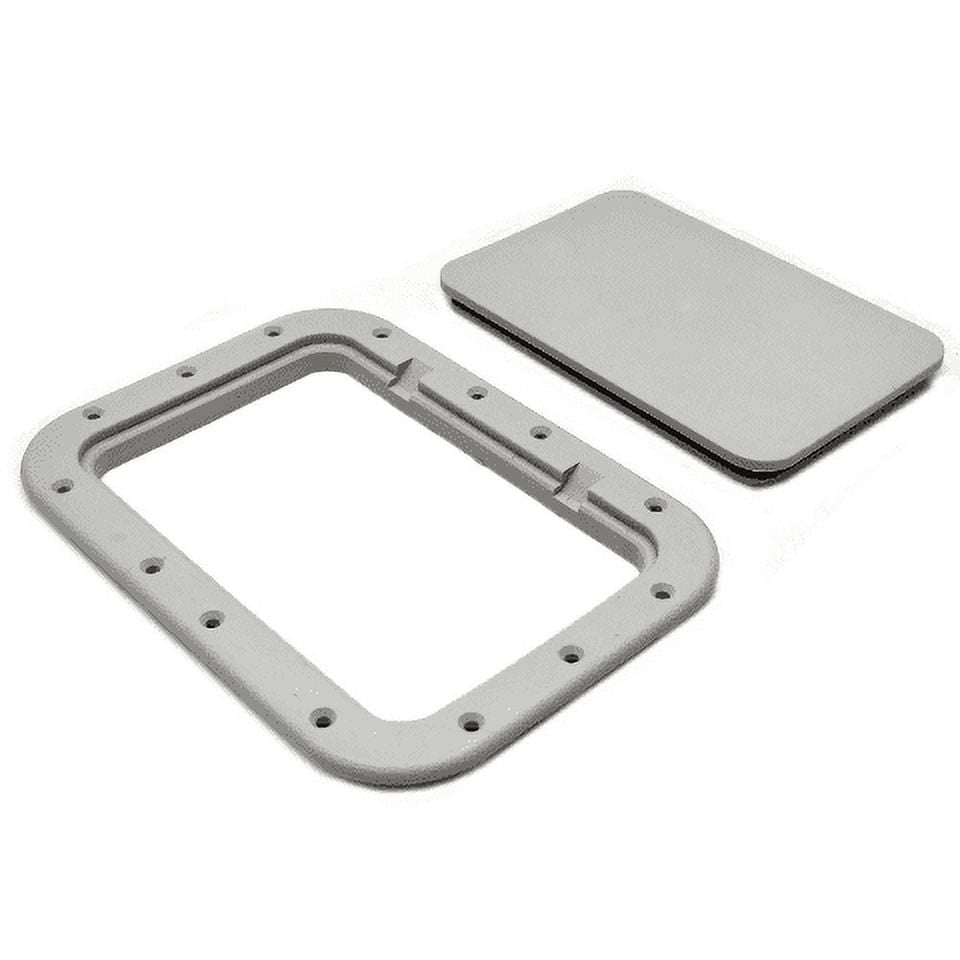Rabud Boat Pry-Out Deck Plate 711SG | Access Hatch 7 x 11 Inch Gray ...