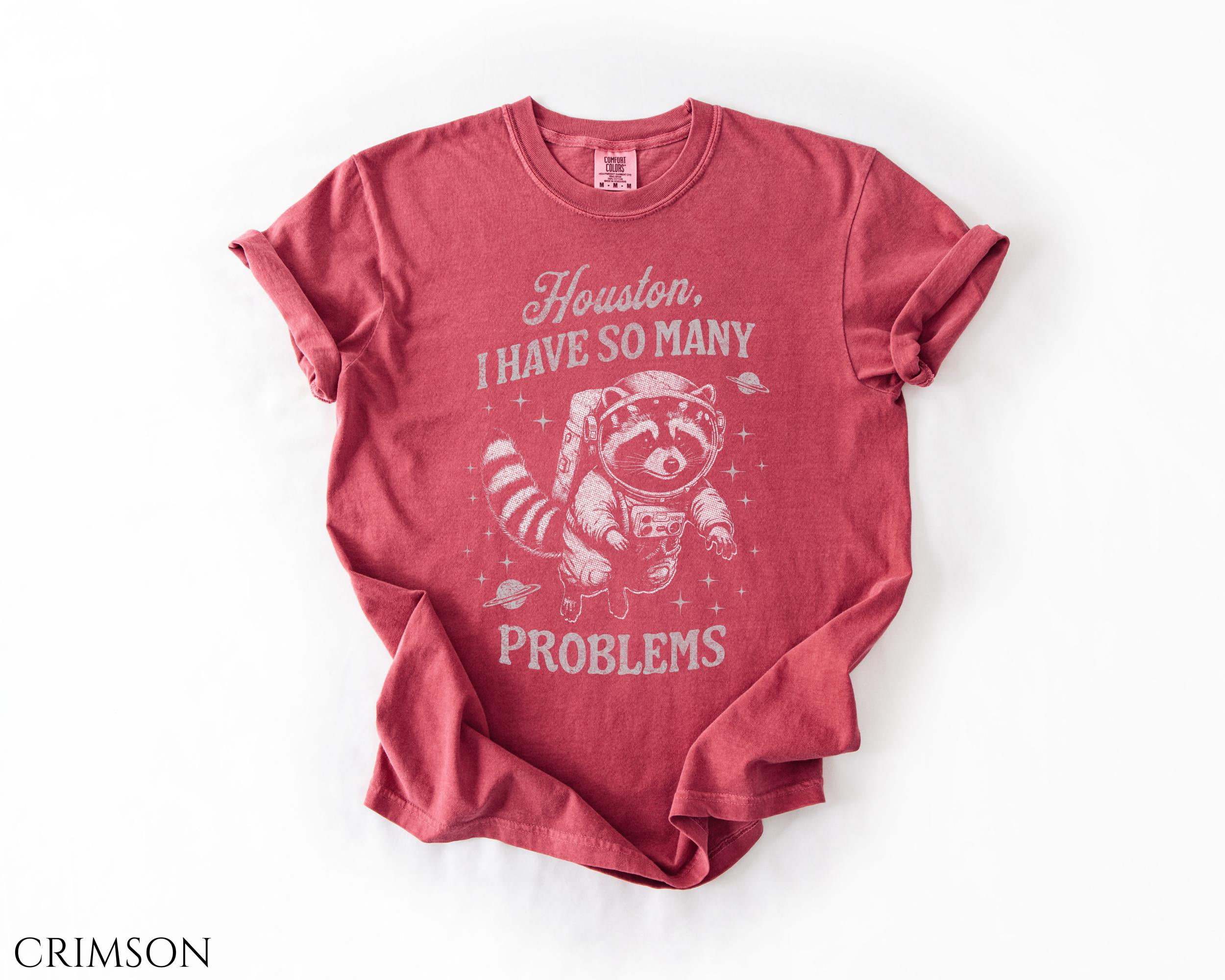 Raccoon Astronaut T-Shirt, 90s Y2K Retro Graphic Tee, Funny Shirt, Meme ...