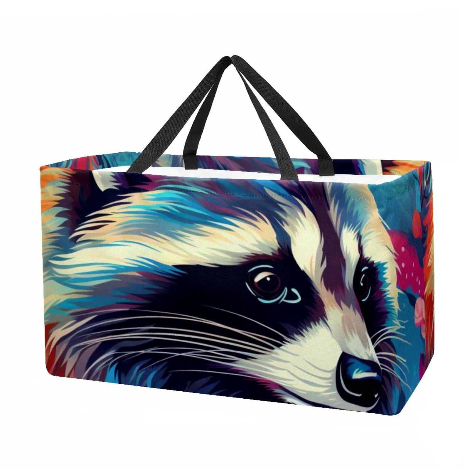 Raccoon Collapsible Oxford Cloth Storage Bin: Reusable, Foldable, and ...