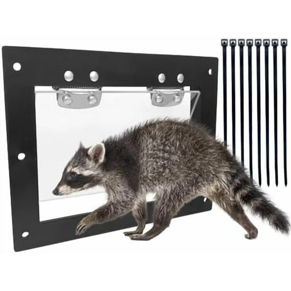 Raccoon Excluder One Way Door, Safe Removal Raccoons Trap Contactless ...