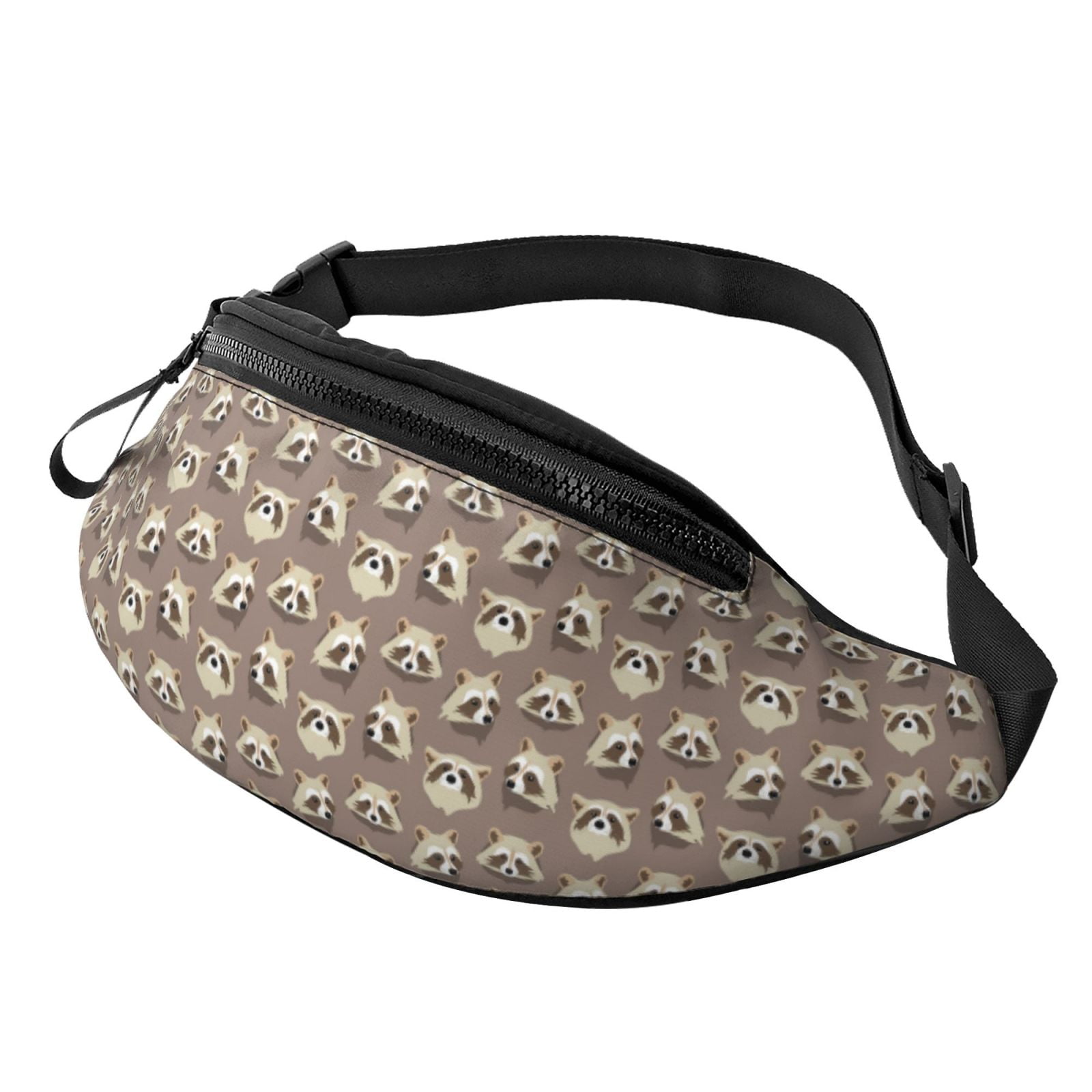 Raccoon Fanny Packs Waist Bag Crossbody Bags for Women Men - Walmart.com