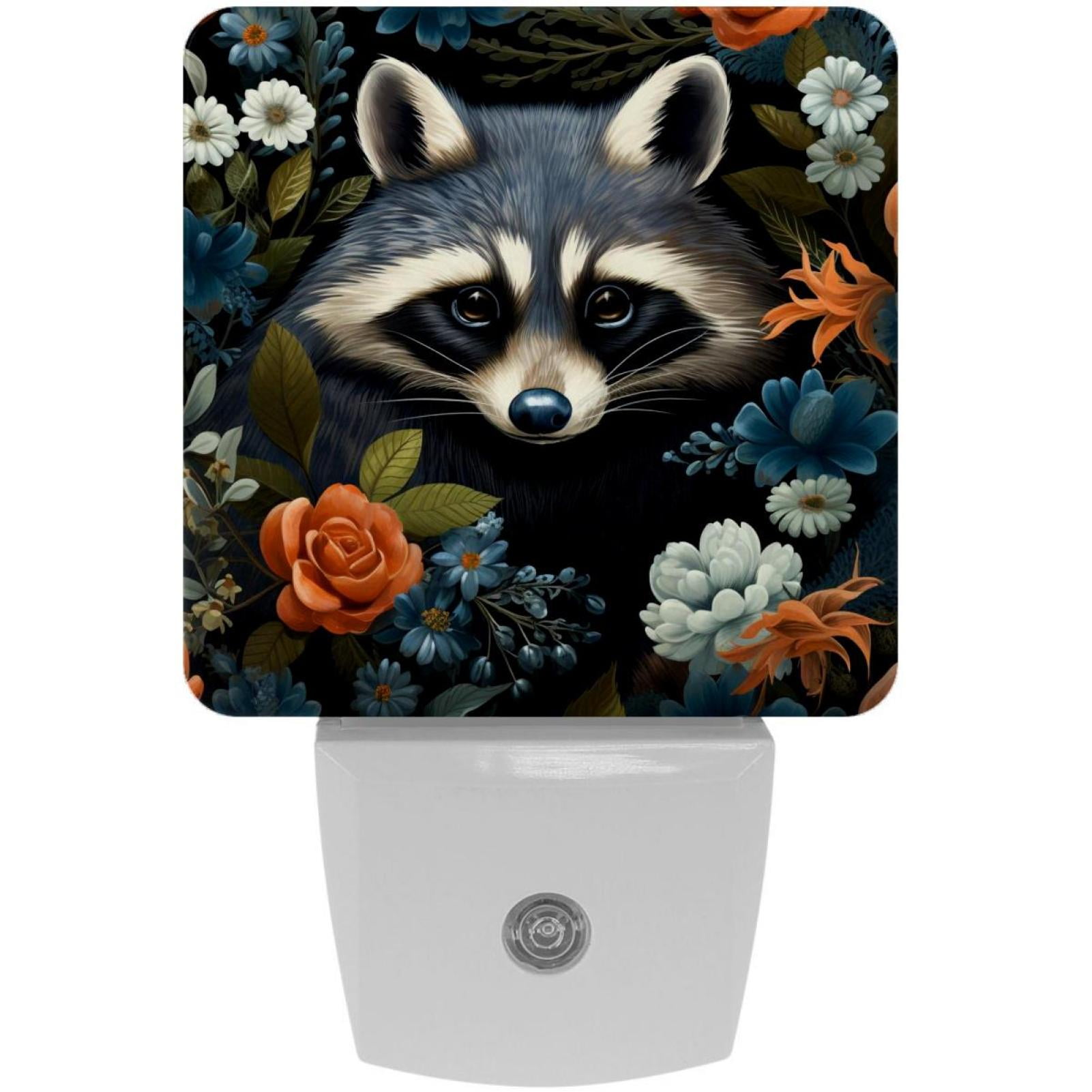Raccoon LED Square Night Lights - Bedside Lighting Solution for a ...