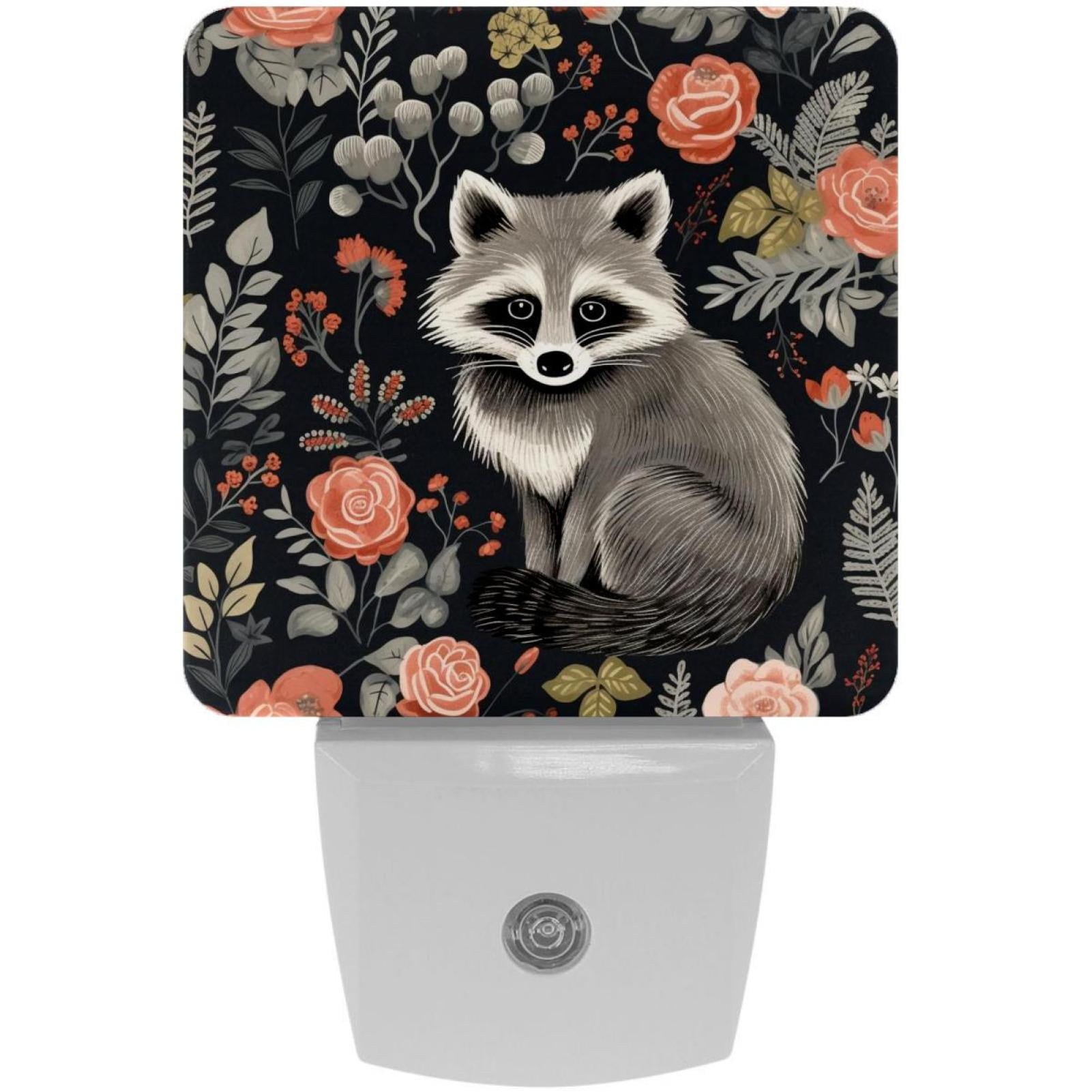 Raccoon LED Square Night Lights - Energy Efficient and Stylish Bedroom ...