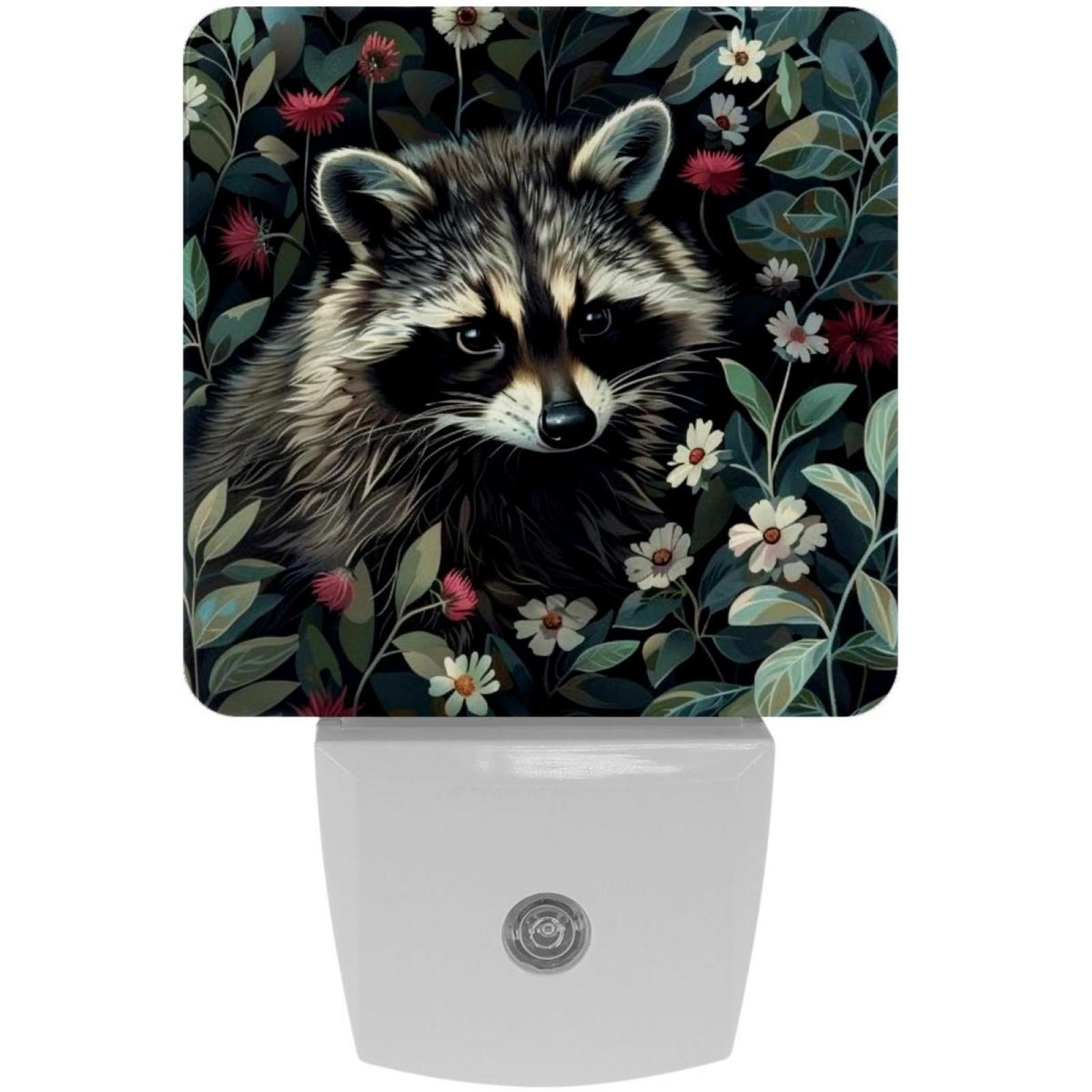 Raccoon LED Square Night Lights - Energy Efficient and Stylish Room ...