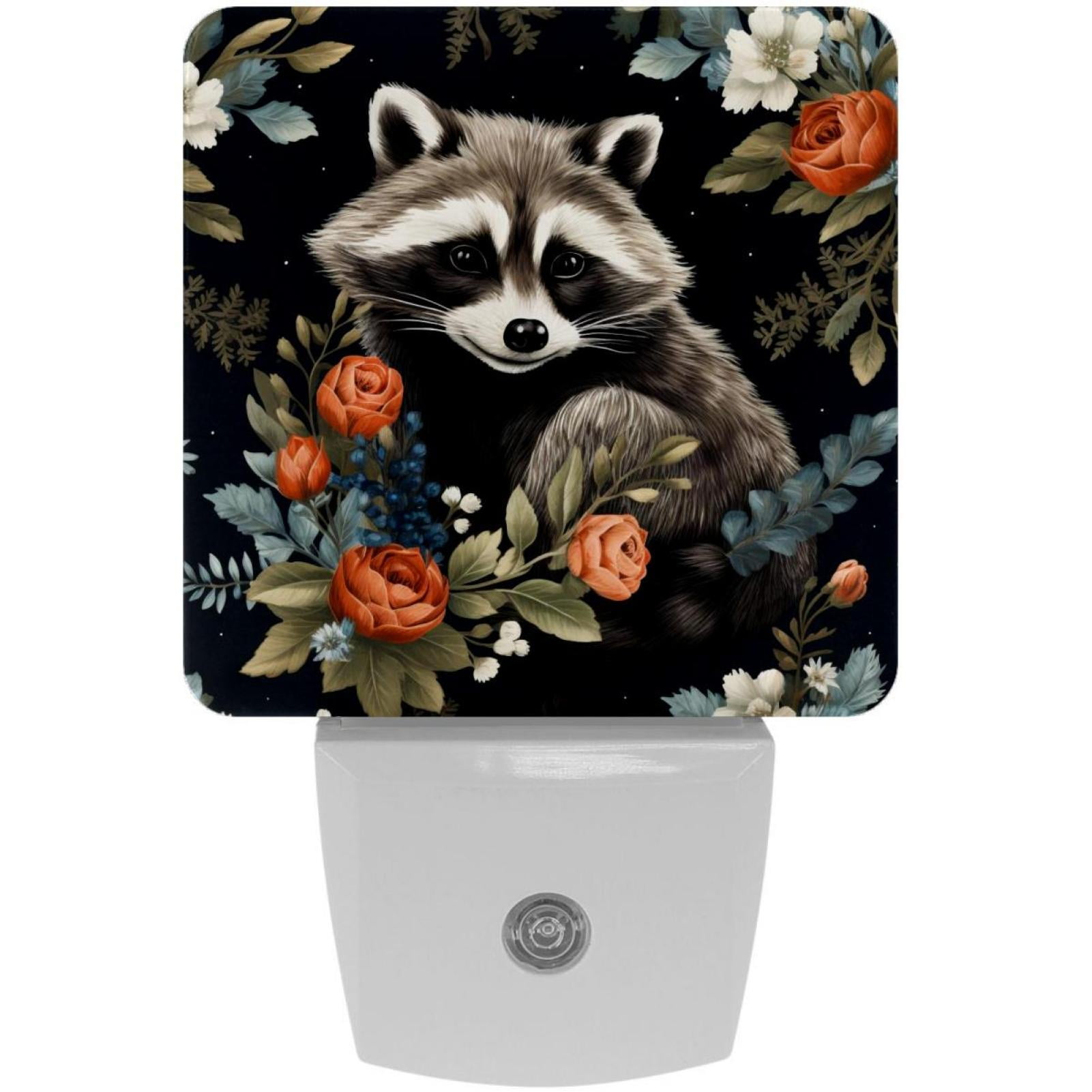 Raccoon LED Square Night Lights - Small and Bright Illumination for ...
