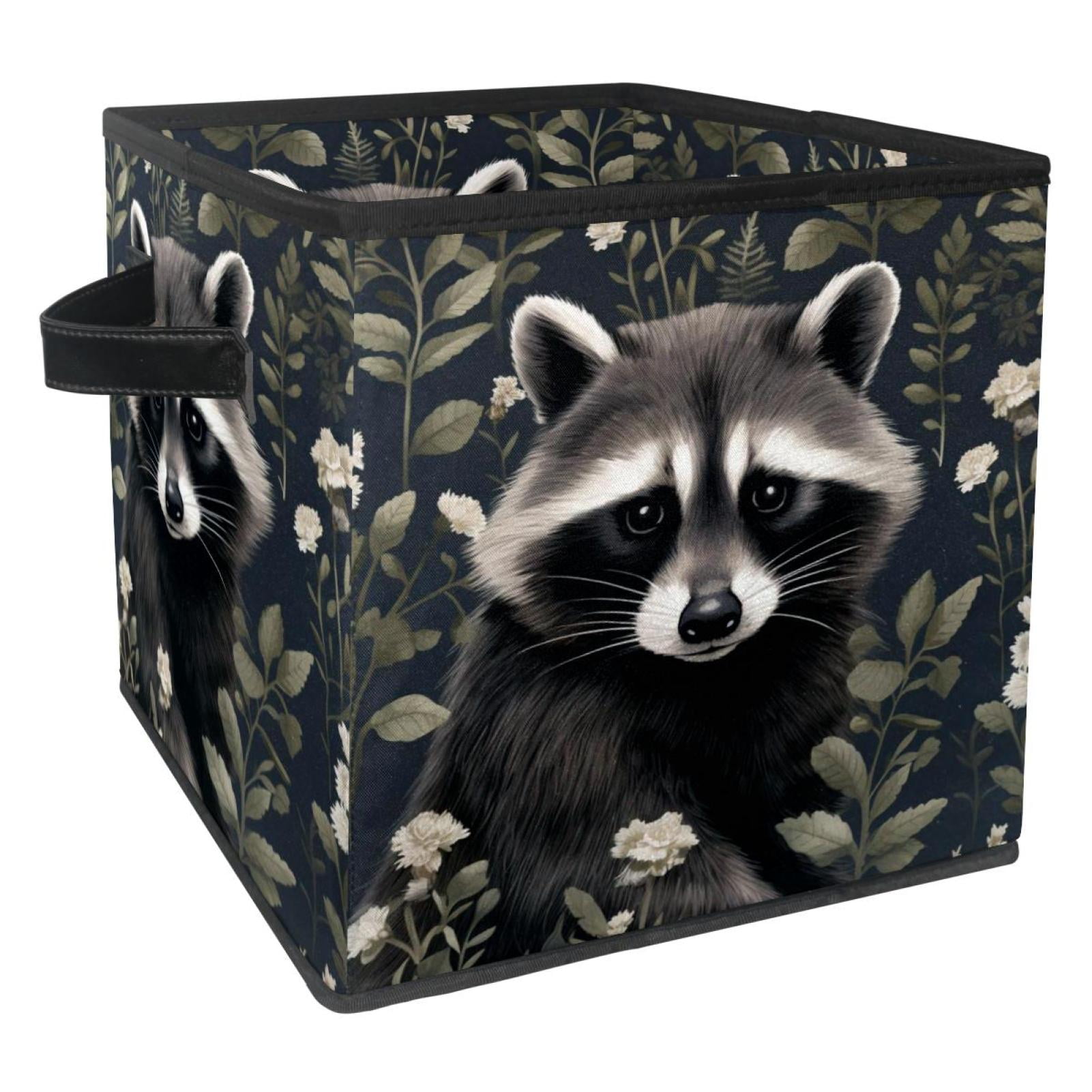 Raccoon Large Capacity Foldable Storage Box with Handle for Toy and ...
