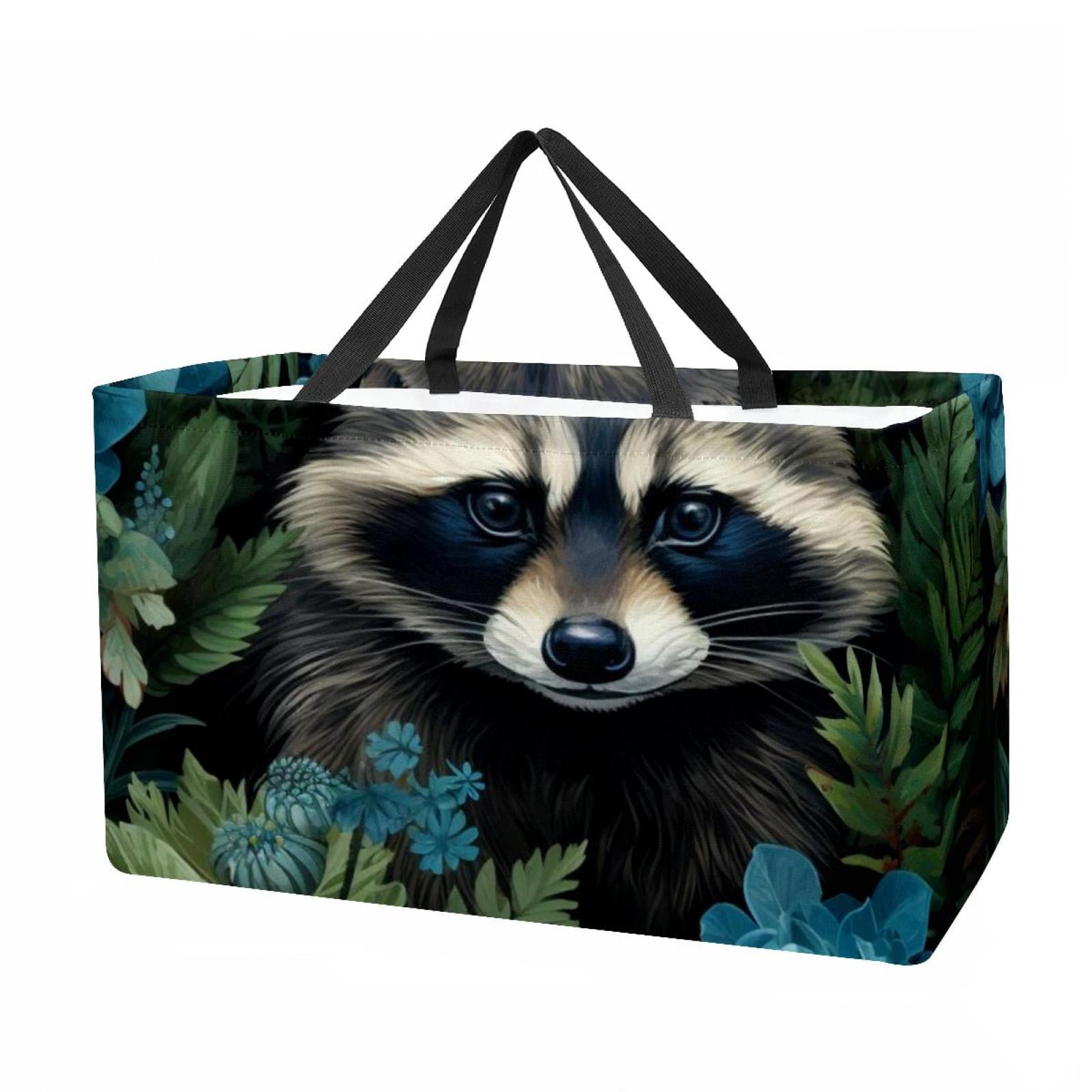 Raccoon Large Capacity Reinforced Oxford Cloth Storage Bin - Reusable ...