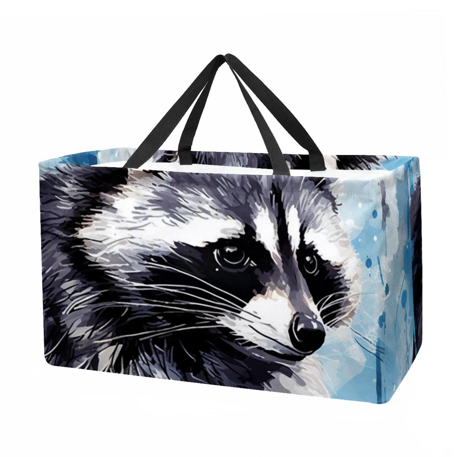 Raccoon Large Capacity Reusable Foldable Cube Organizer with Oxford ...