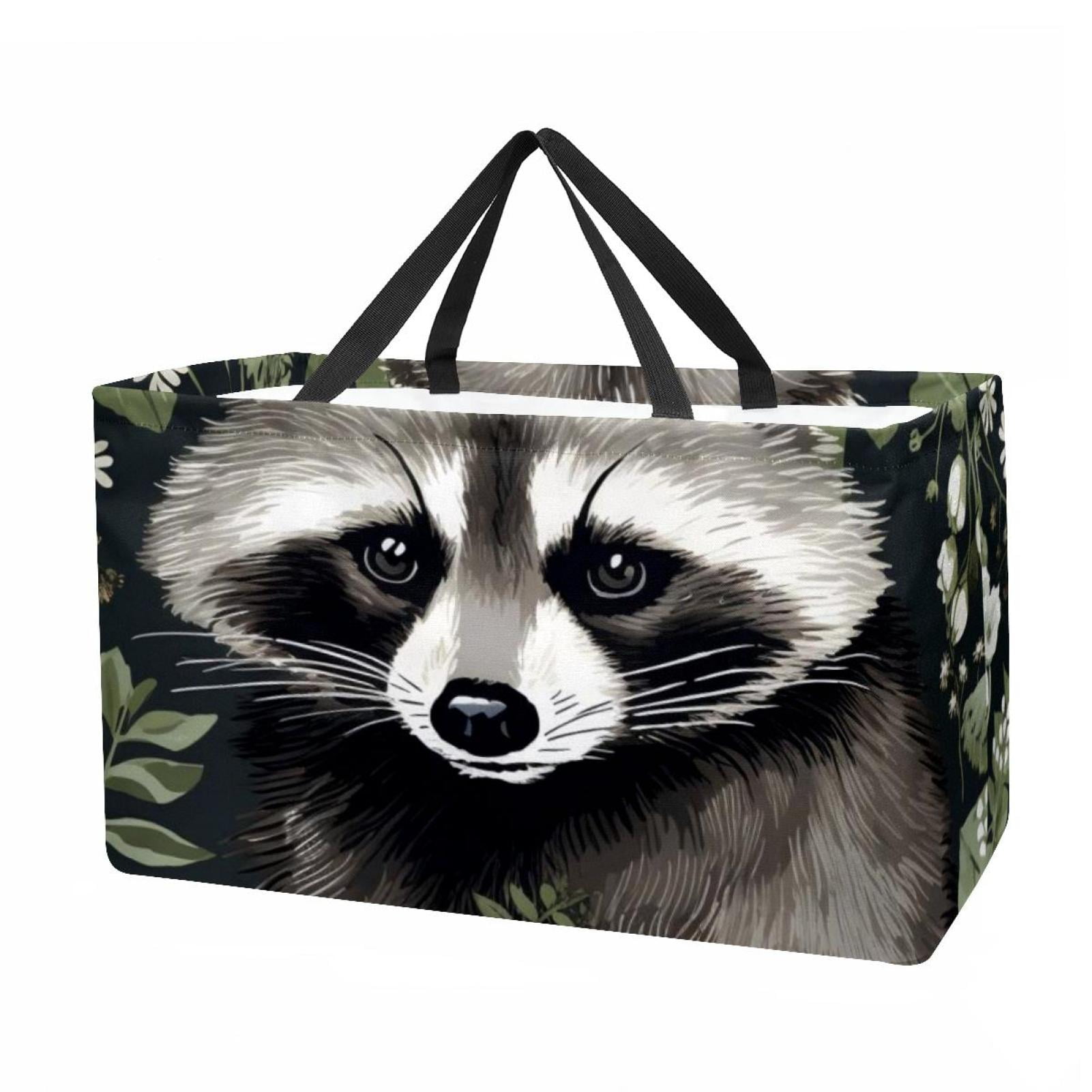 Raccoon Large Capacity Reusable Foldable Oxford Cloth Storage Bin ...