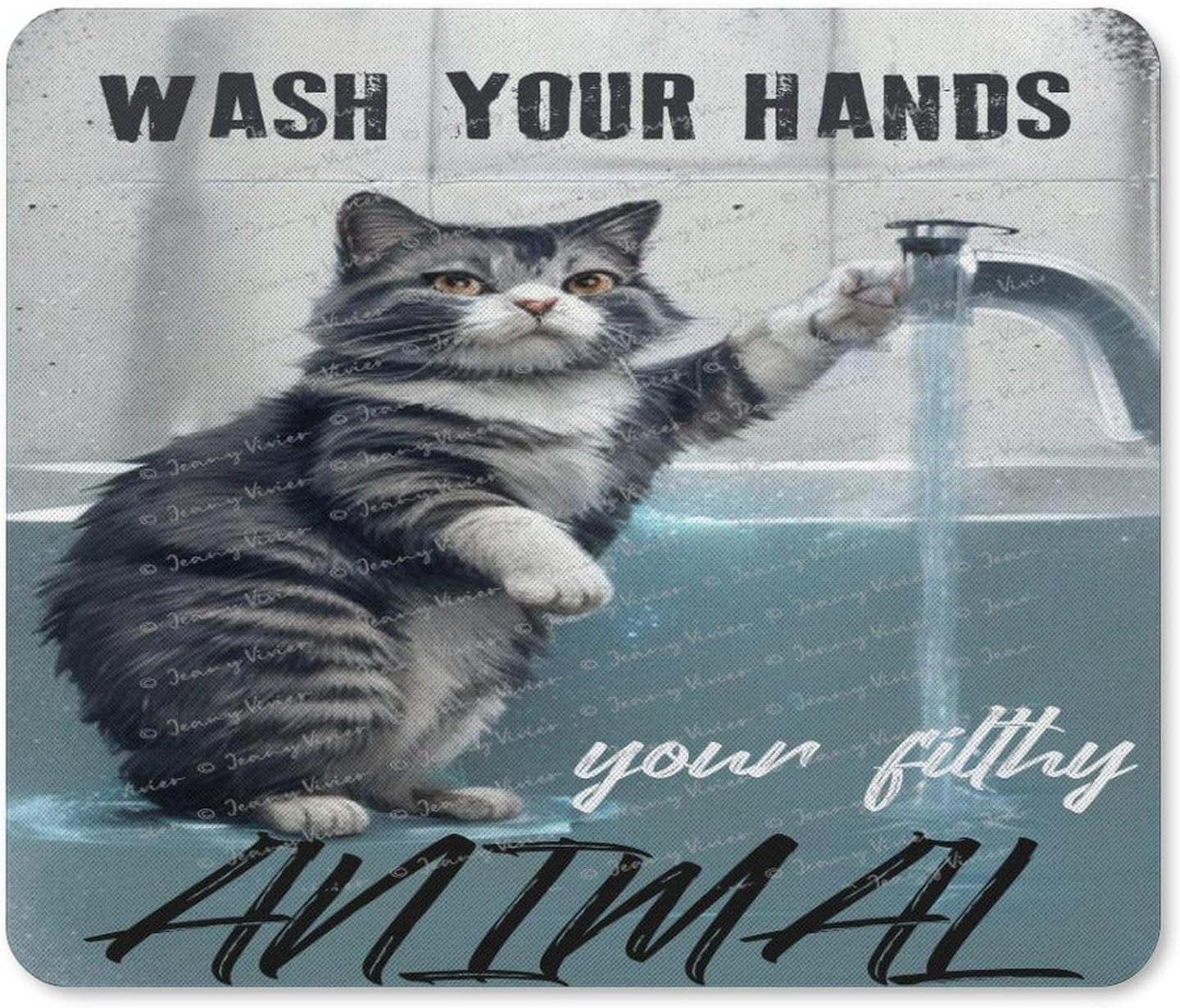 Raccoon Mouse Pad, Funny Mouse Pad, Gaming Mouse Mat Mouse Pad Non-Slip ...