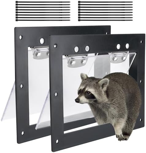 Raccoon One Way Door 2PCS Contactless Animal Excluder Trap for ...