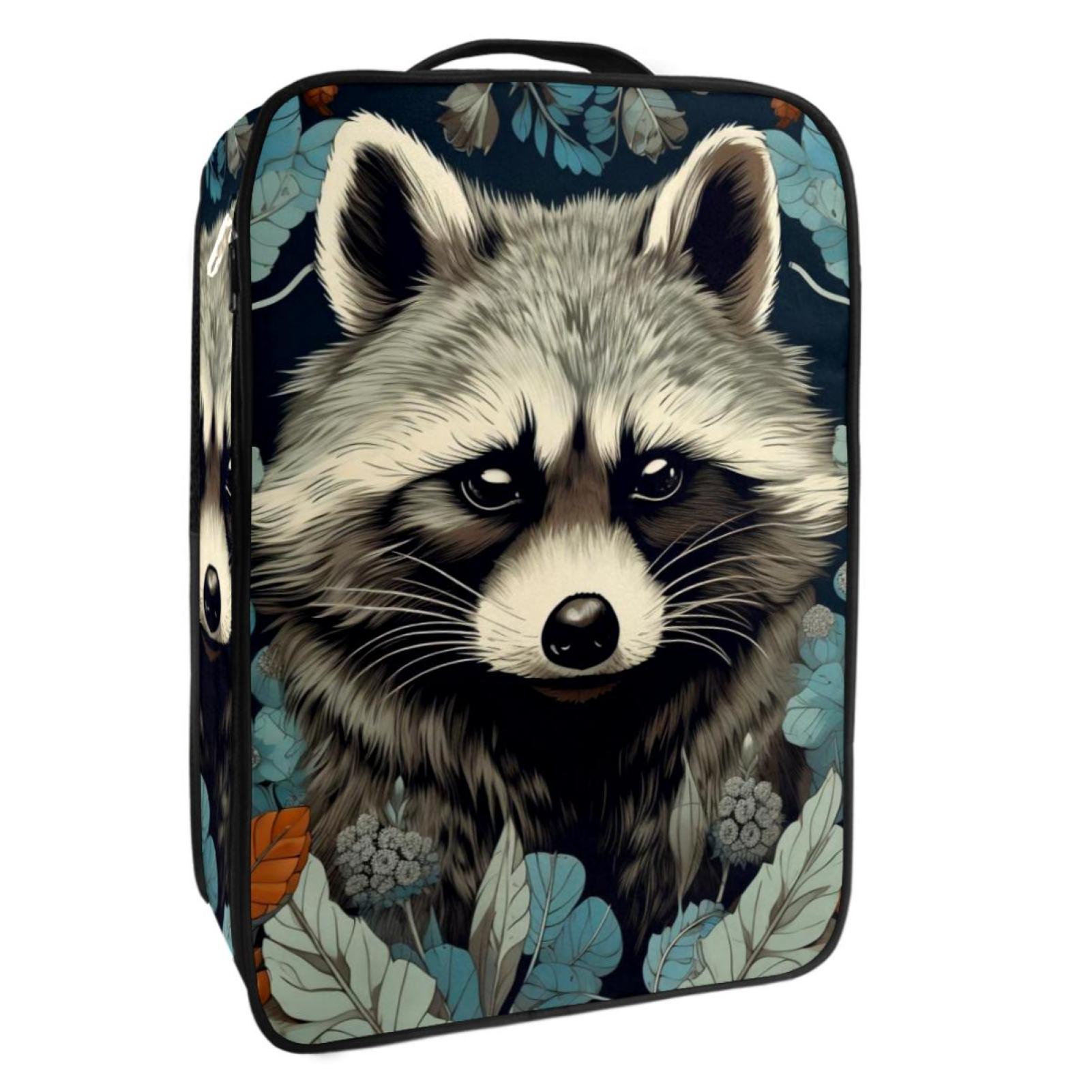 Raccoon Polyester Shoe Box Organizer, Durable Storage Solution, 23x31cm ...
