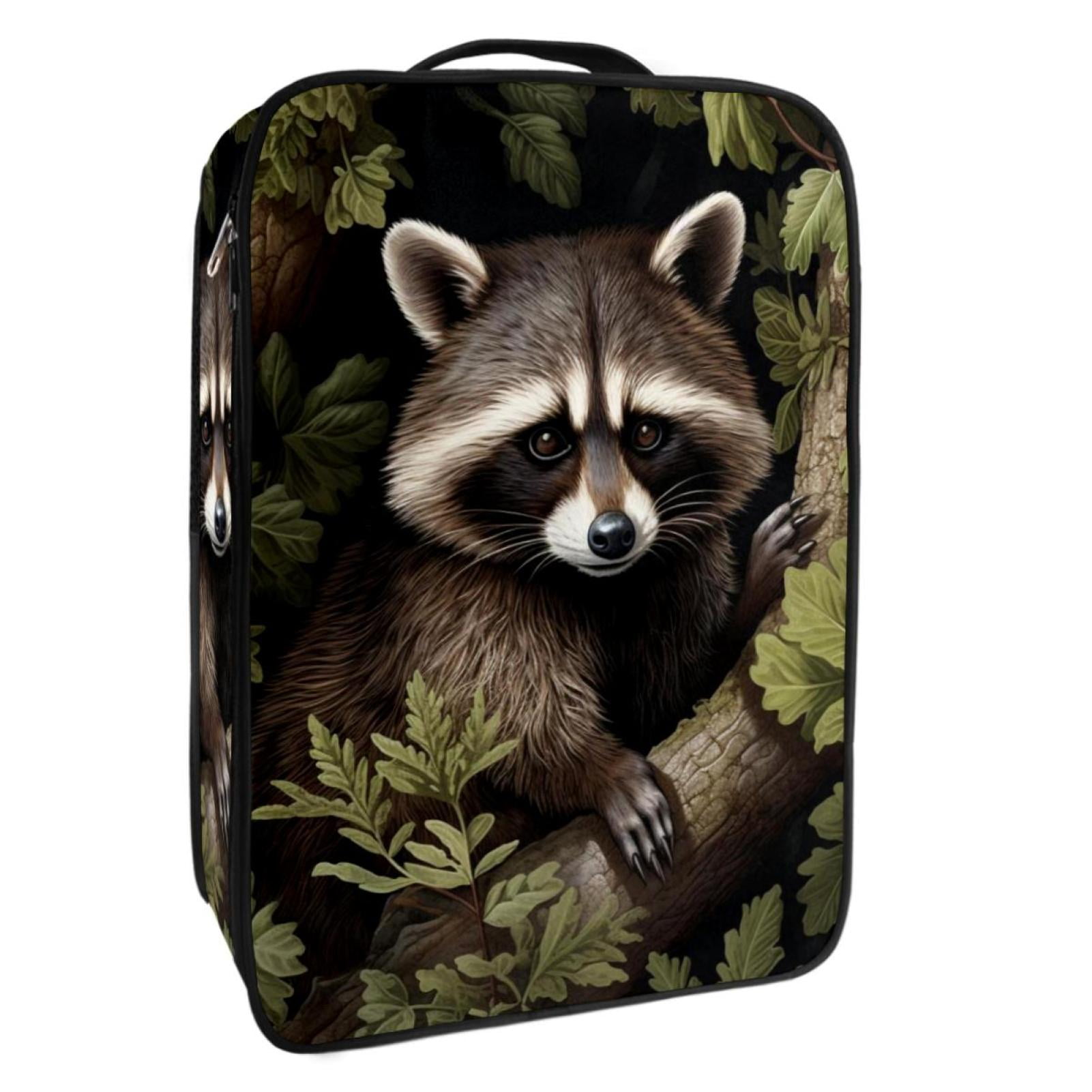 Raccoon Polyester Shoe Boxes Organizer 23x31cm/9x12in, Closet Storage ...