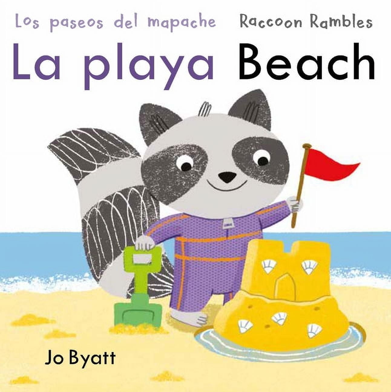 Raccoon Rambles (Spanish/English) La Playa/Beach, (Board Book) - Walmart.com