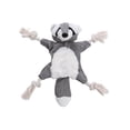 Squeaky Plush Dog Toy with Rope Knots - Interactive Chew Toy for Small ...