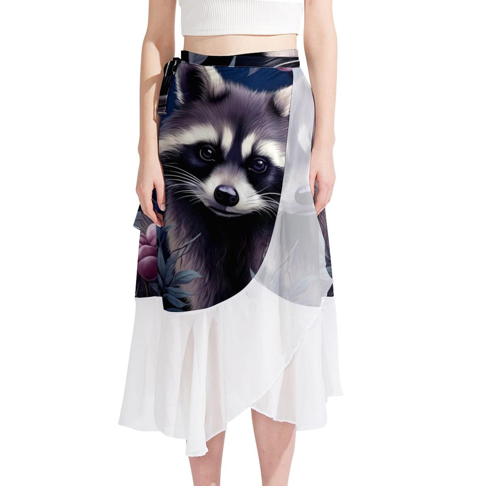Raccoon Stylish Chiffon Beach Skirts and Summer Dresses for Women - Walmart.com