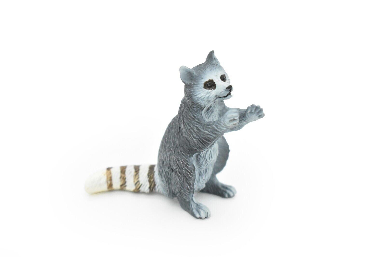 Raccoon Toy, Sitting, Very Realistic Rubber Figure, Model, Educational ...