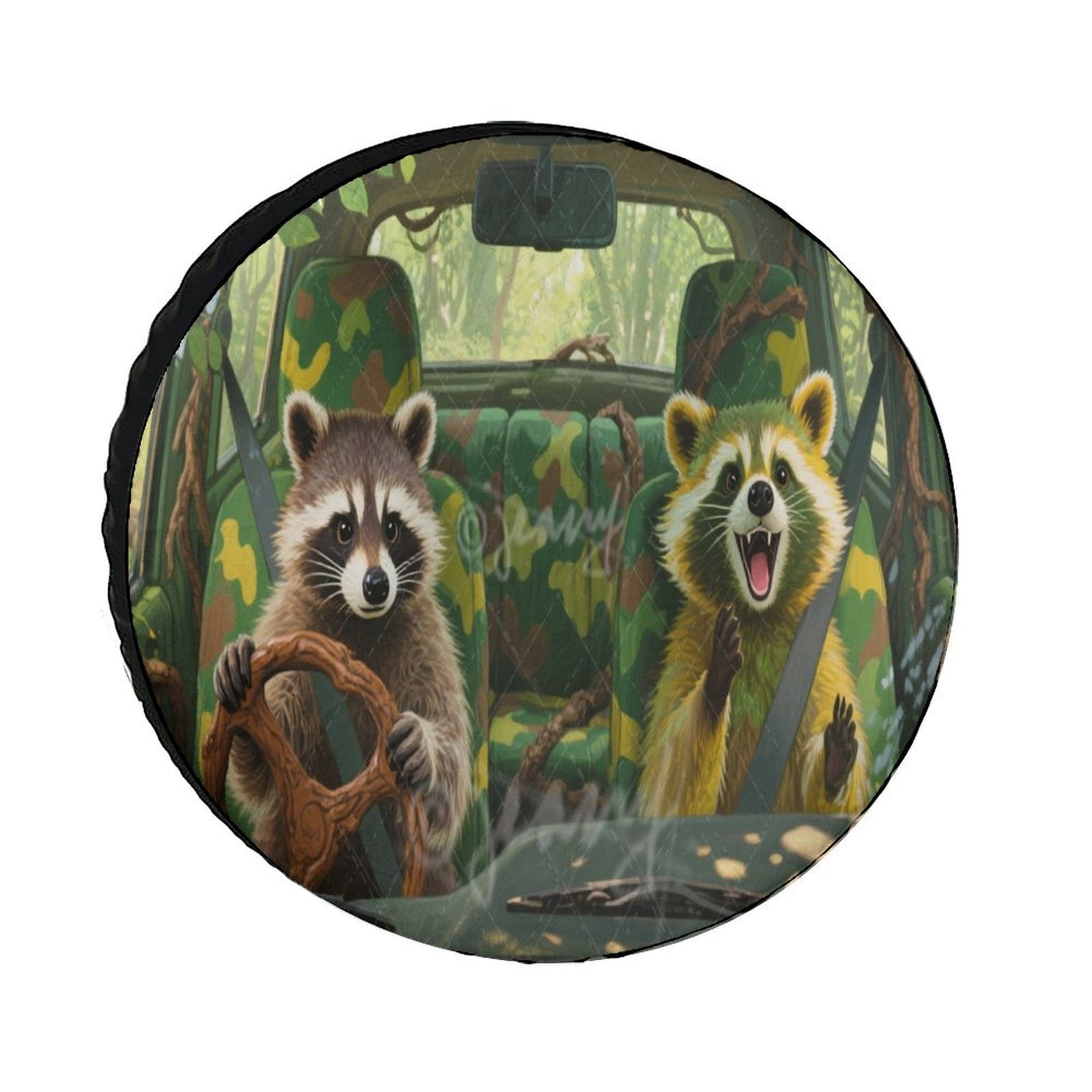 Raccoon Travel Trailer Camper Truck SUV Motorhome Waterproof Wheel ...