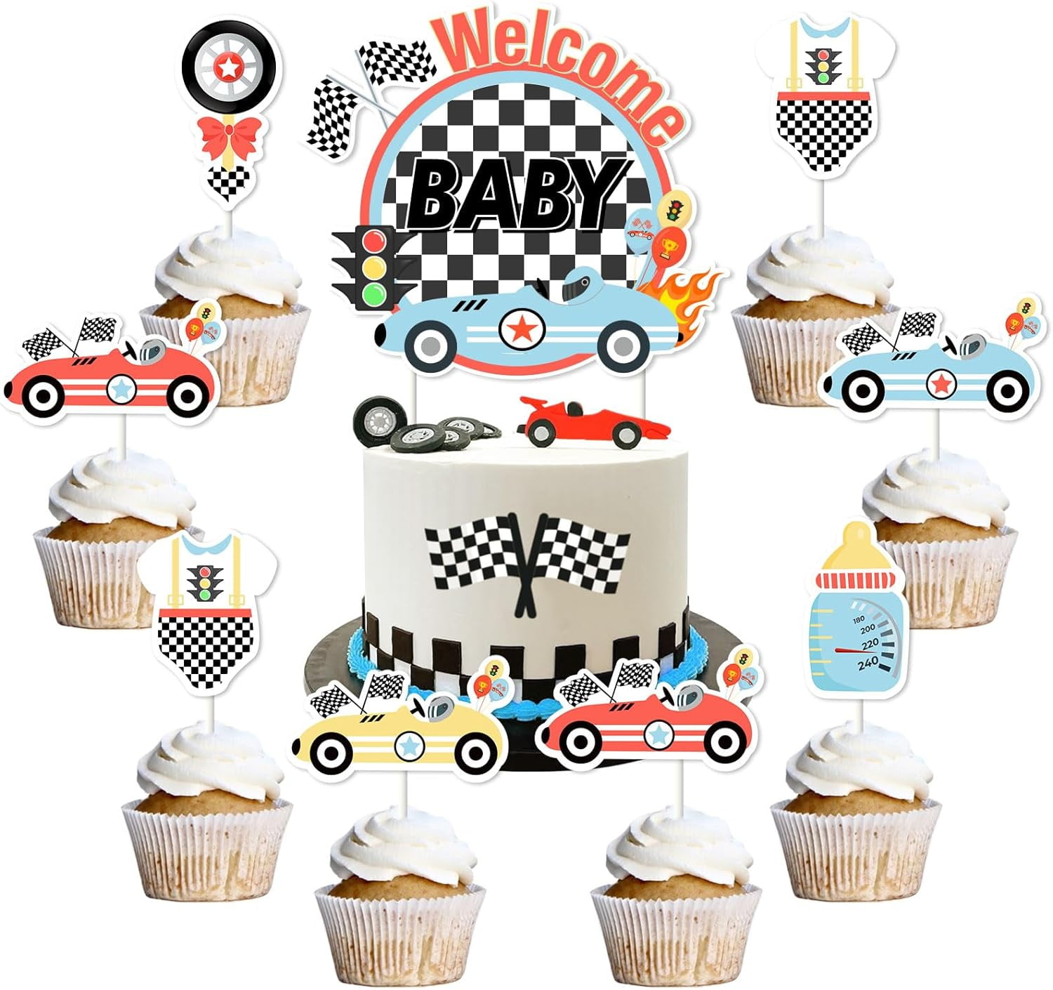 Race Car Baby Shower Decorations
