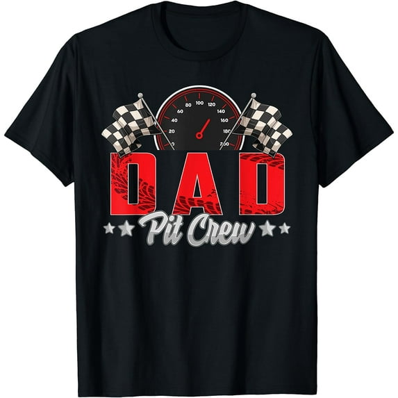 Race Car Birthday Party Racing Family Dad Pit Crew T-Shirt - Walmart.com