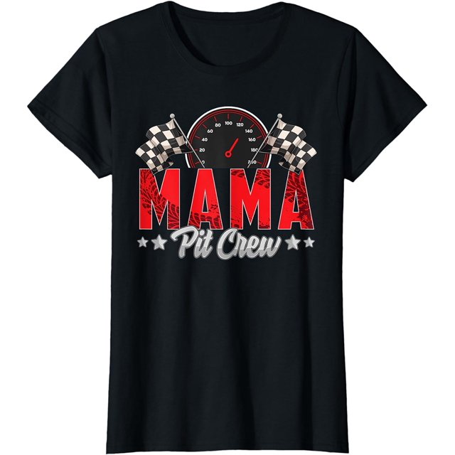 Race Car Birthday Party Racing Family Mama Pit Crew T-Shirt - Walmart.com