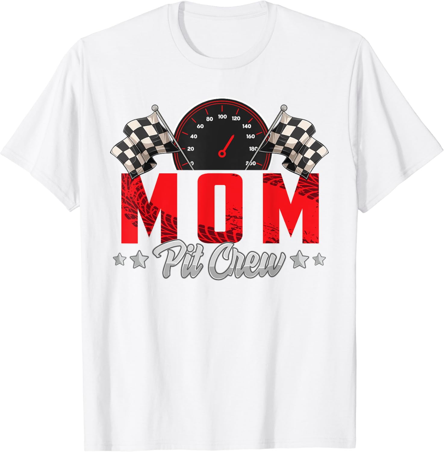 Race Car Birthday Party Racing Family Mom Pit Crew T-Shirt - Walmart.com