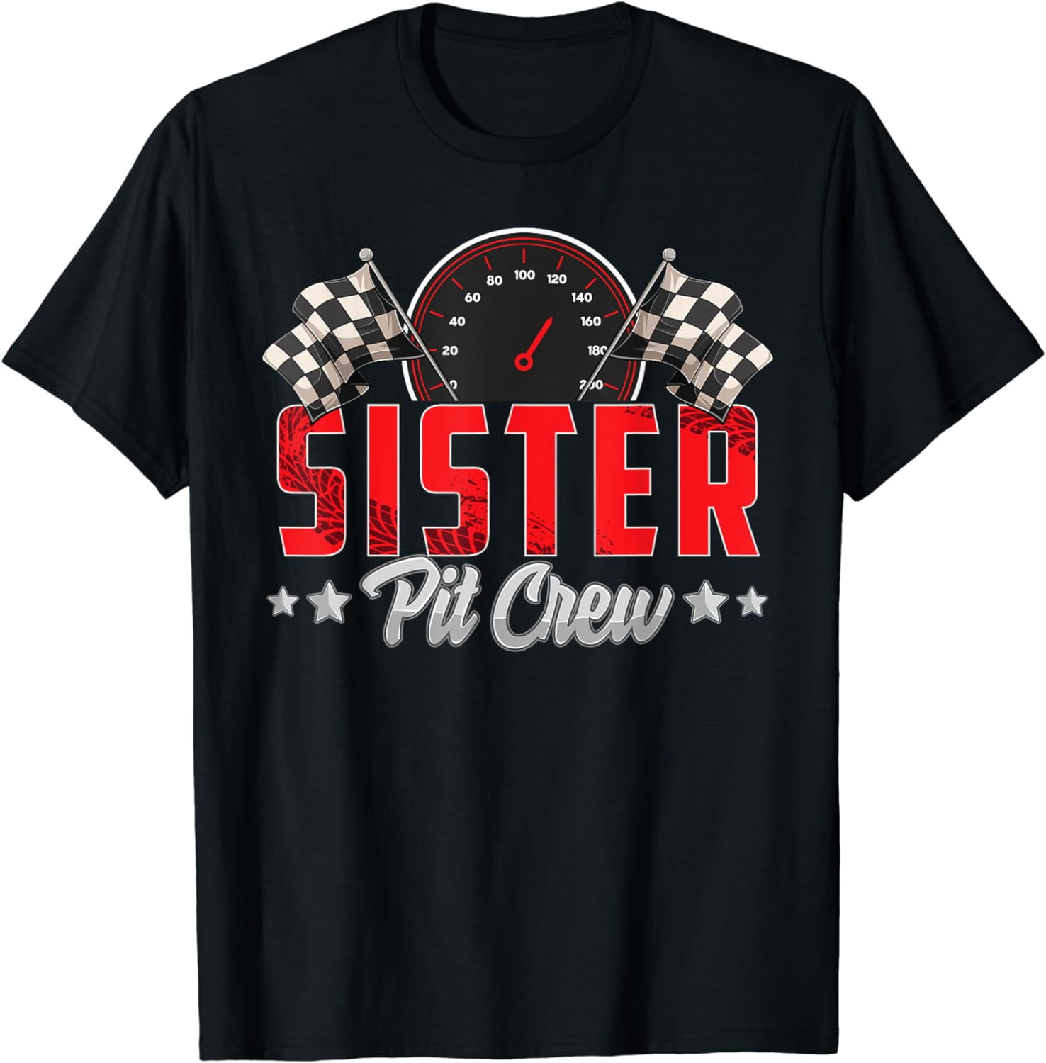 Race Car Birthday Party Racing Family Sister Pit Crew T-Shirt - Walmart.com