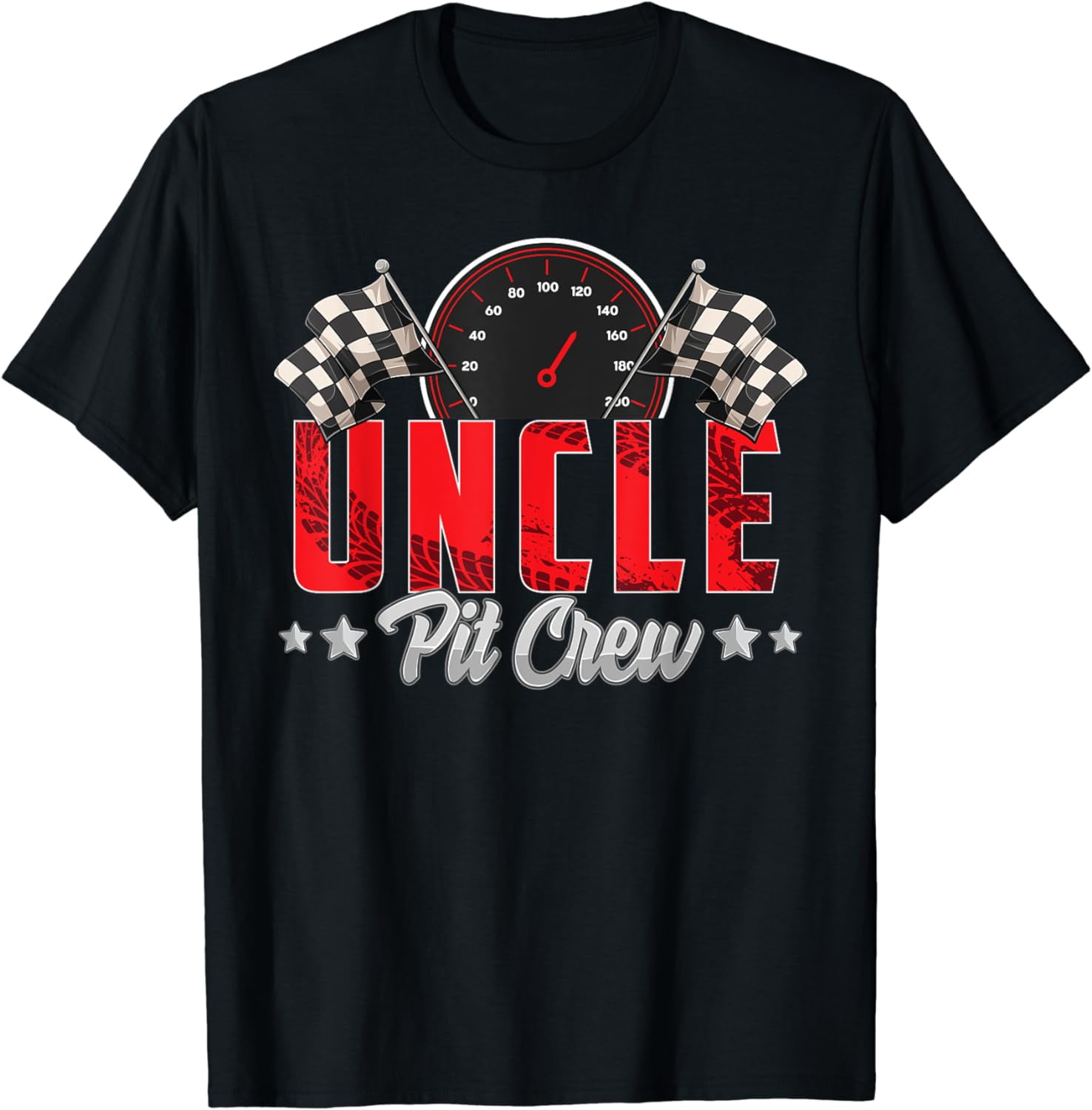 Race Car Birthday Party Racing Family Uncle Pit Crew T-Shirt - Walmart.com