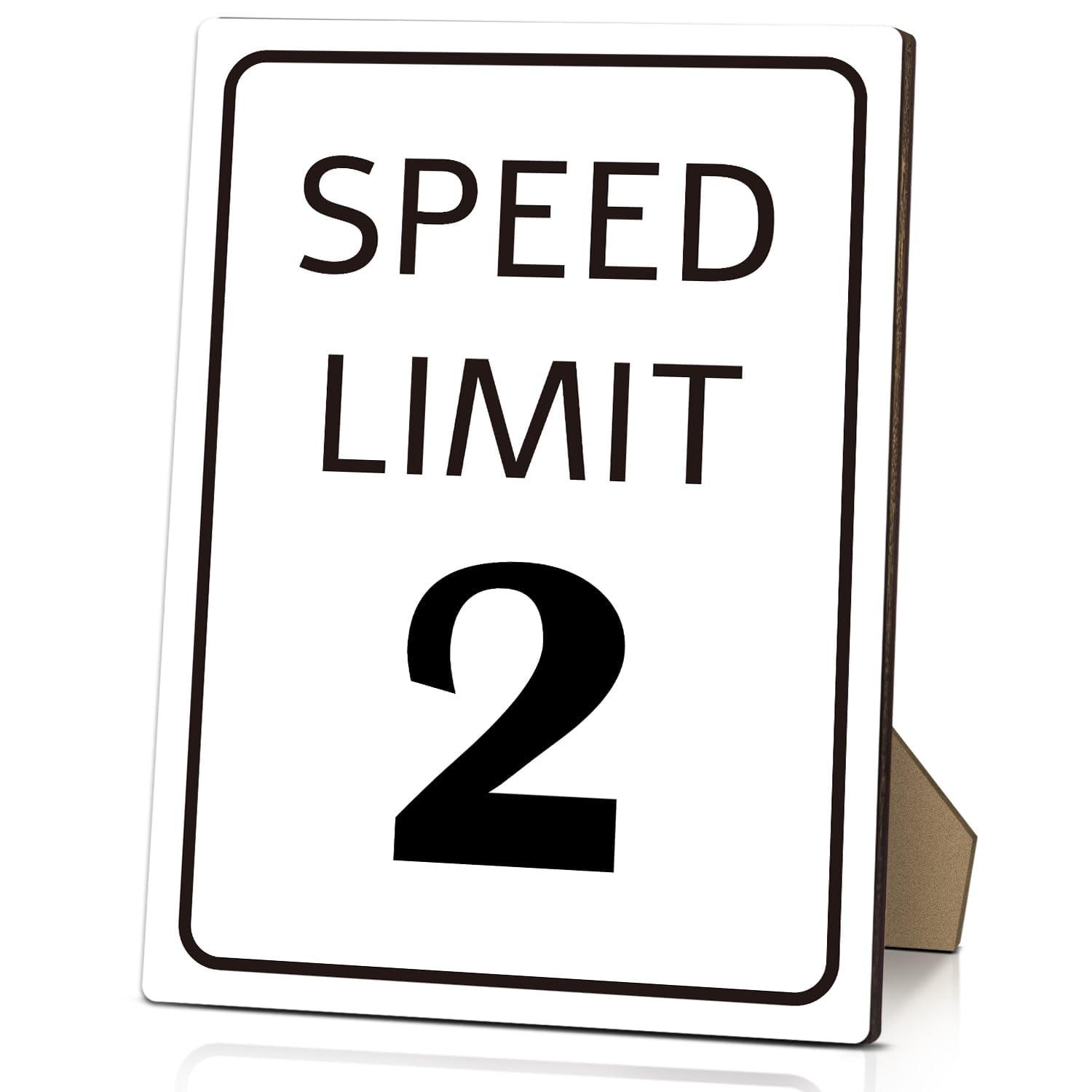 Race Car Birthday Sign with Stand, ATT1Speed Limit Sign, 8 x 11 Inch ...