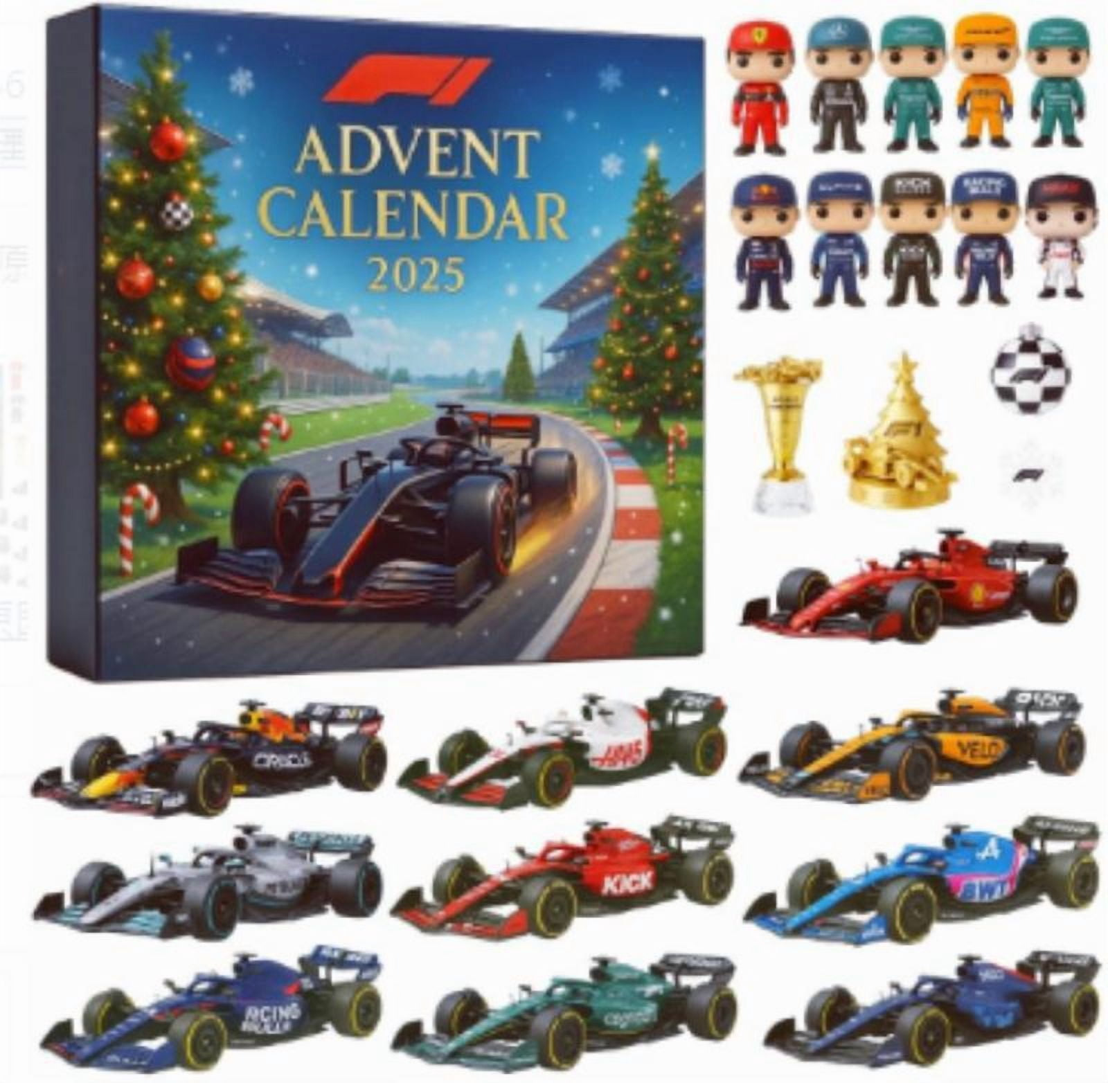 Race Car Four Wheel Drive Blind Box Advent Calendar Figures Party ...