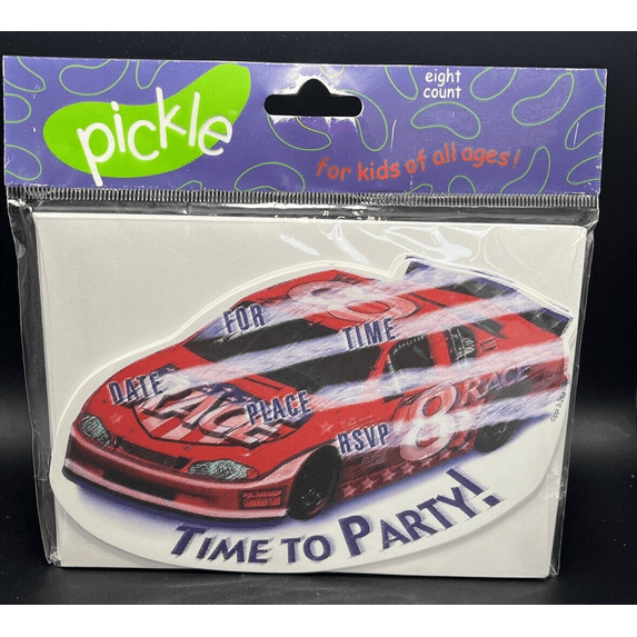 Race Car Invitation By Pickle 8 Ct - Walmart.com