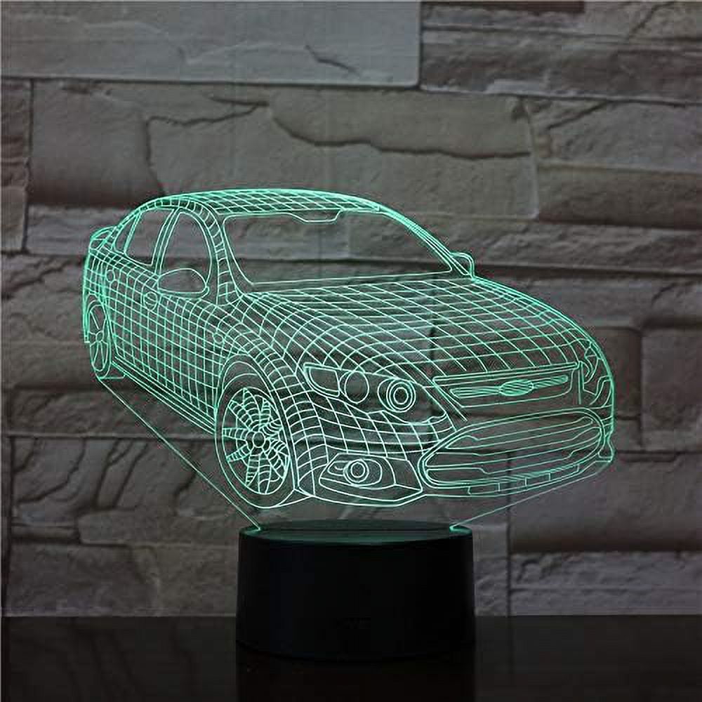 Race Car Lamp, Lamp for Teen Boys Room, Decorations Birthday, Creative ...