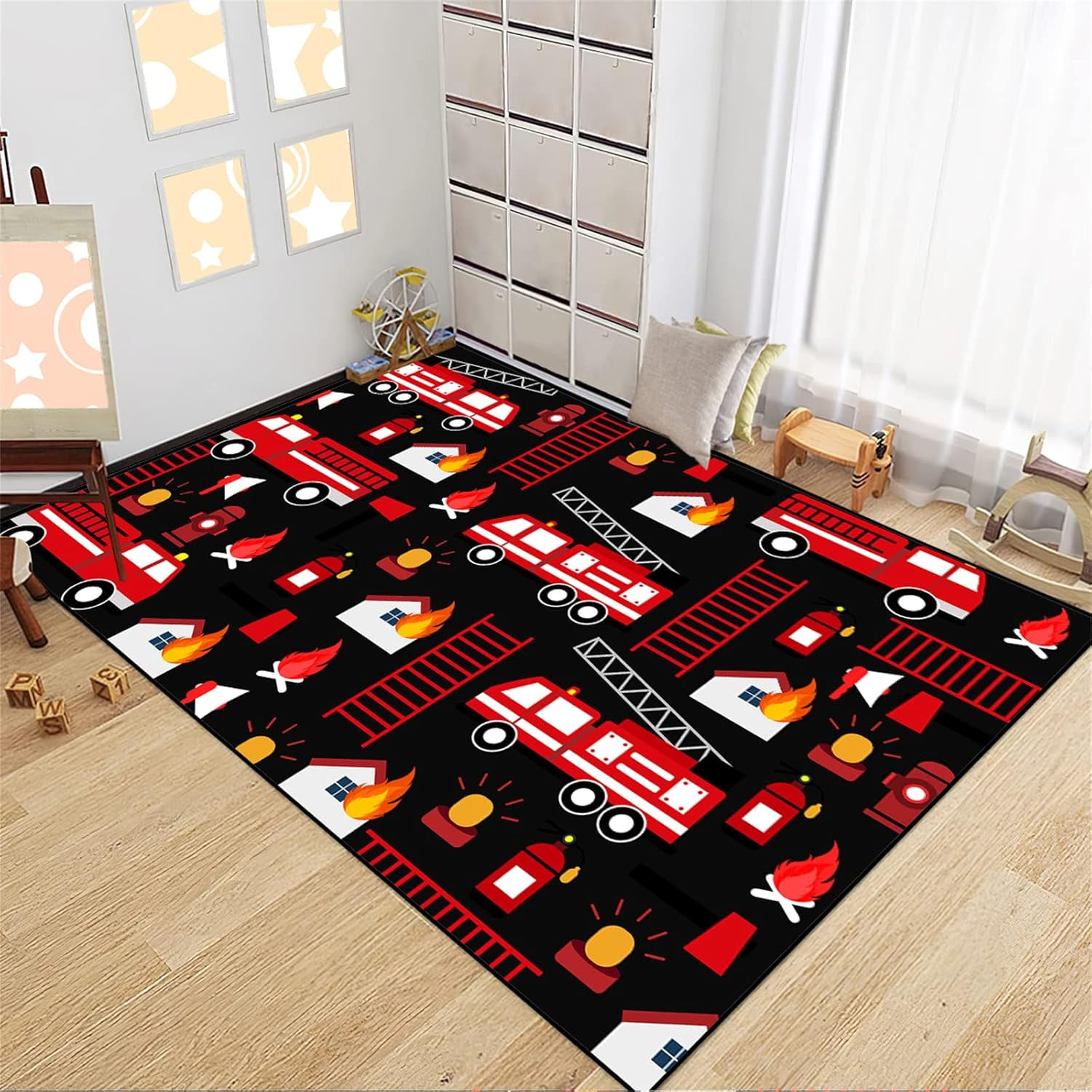 Race Car Rug Kids Play Area Rugs Race Car Track Rug Kids Rug with Roads ...