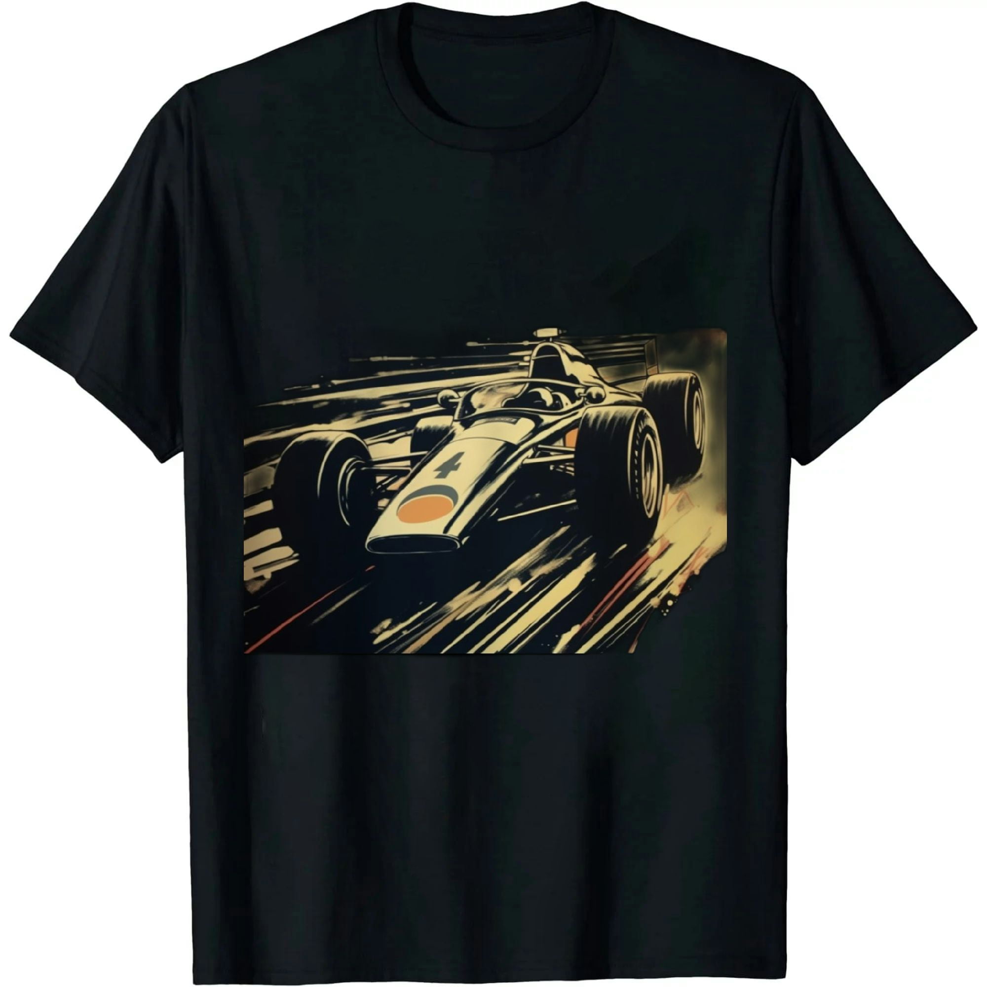 Race Car T-Shirt Racing Sports Auto Racer Vintage Cool Tee - Walmart.com