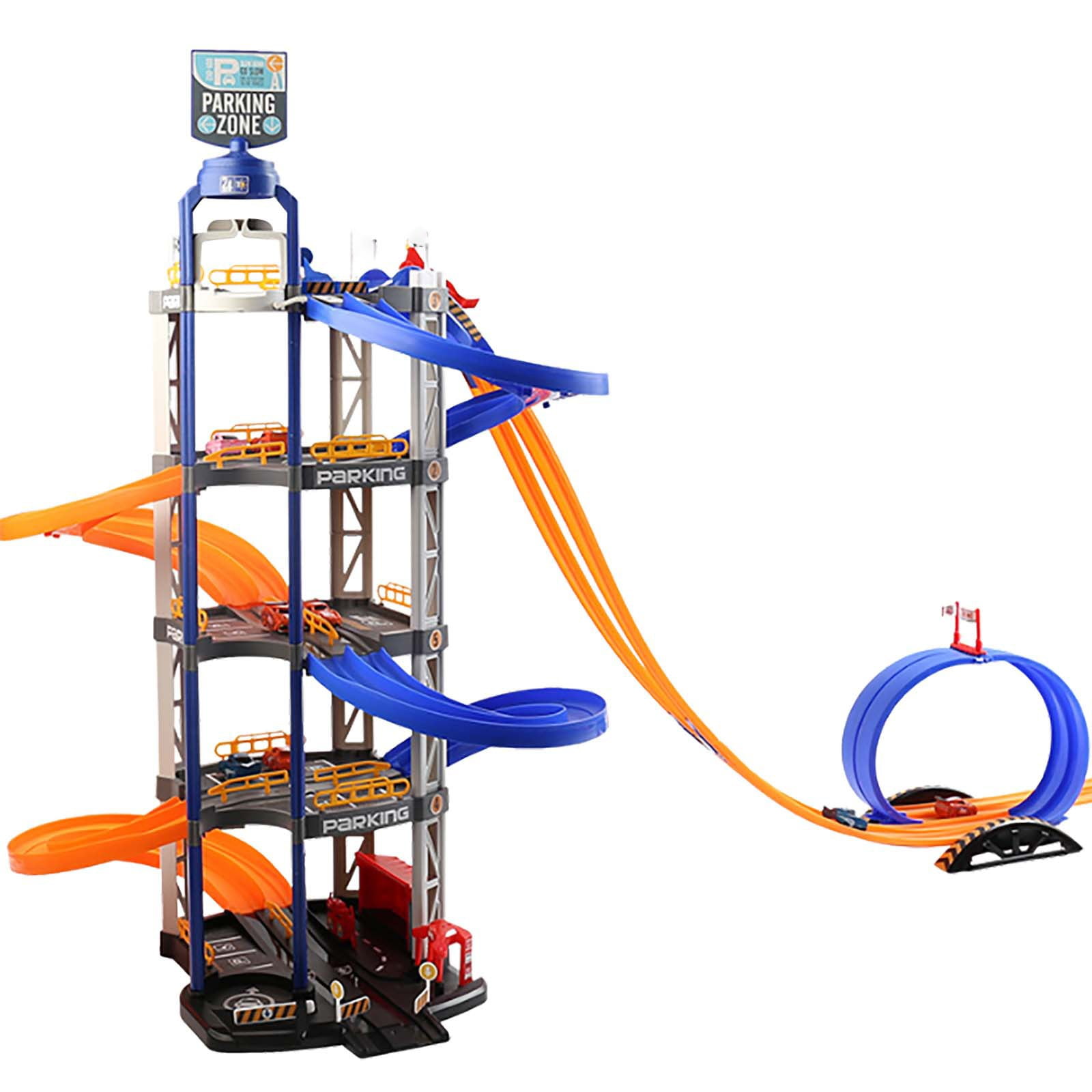 Race Car Track Set Slot Car Race Track With High Speed Cars Multi Shape ...