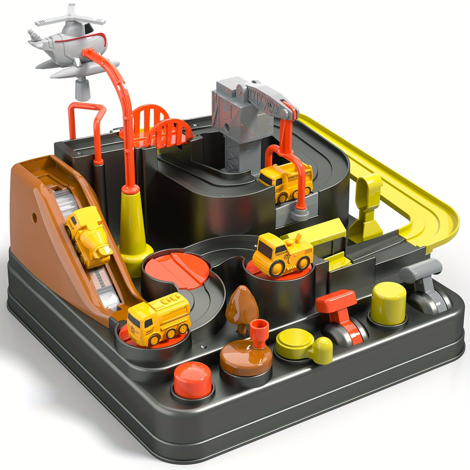 Race Car Tracks Toys for Boys, Car Rescue Adventure Toys Toys for 3 4 5 ...