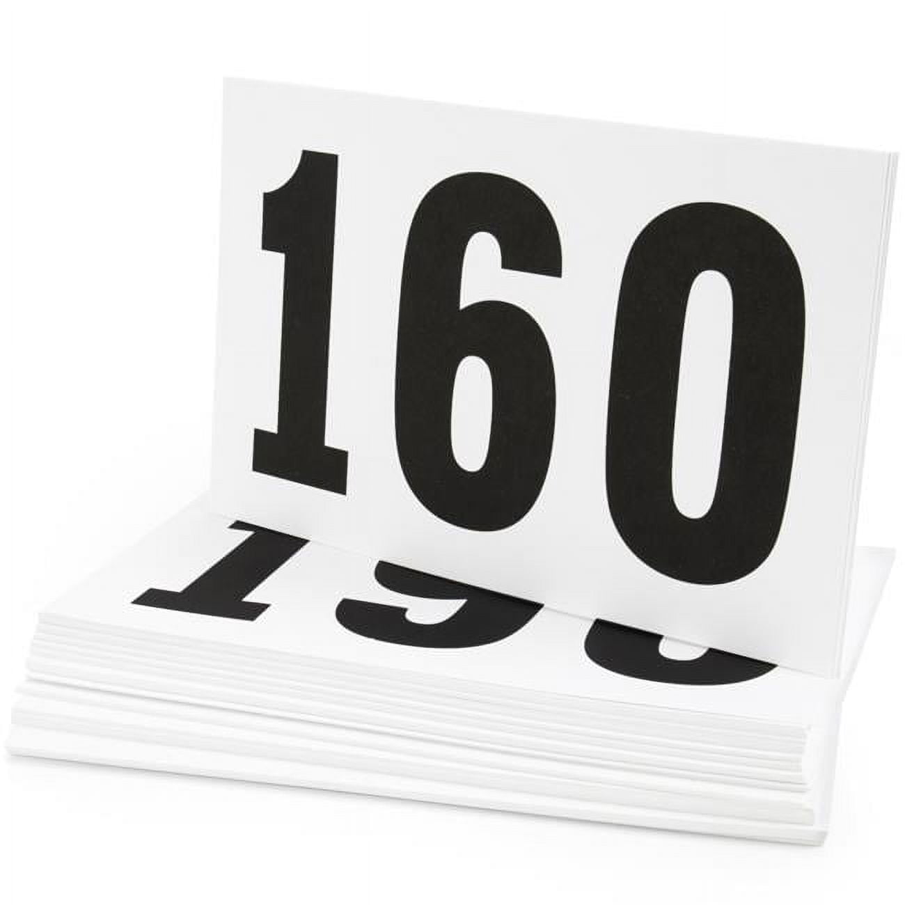 Cardstock Race & Competition Number Bibs (101-200) ‚Äì For 5K,Maraathon ...