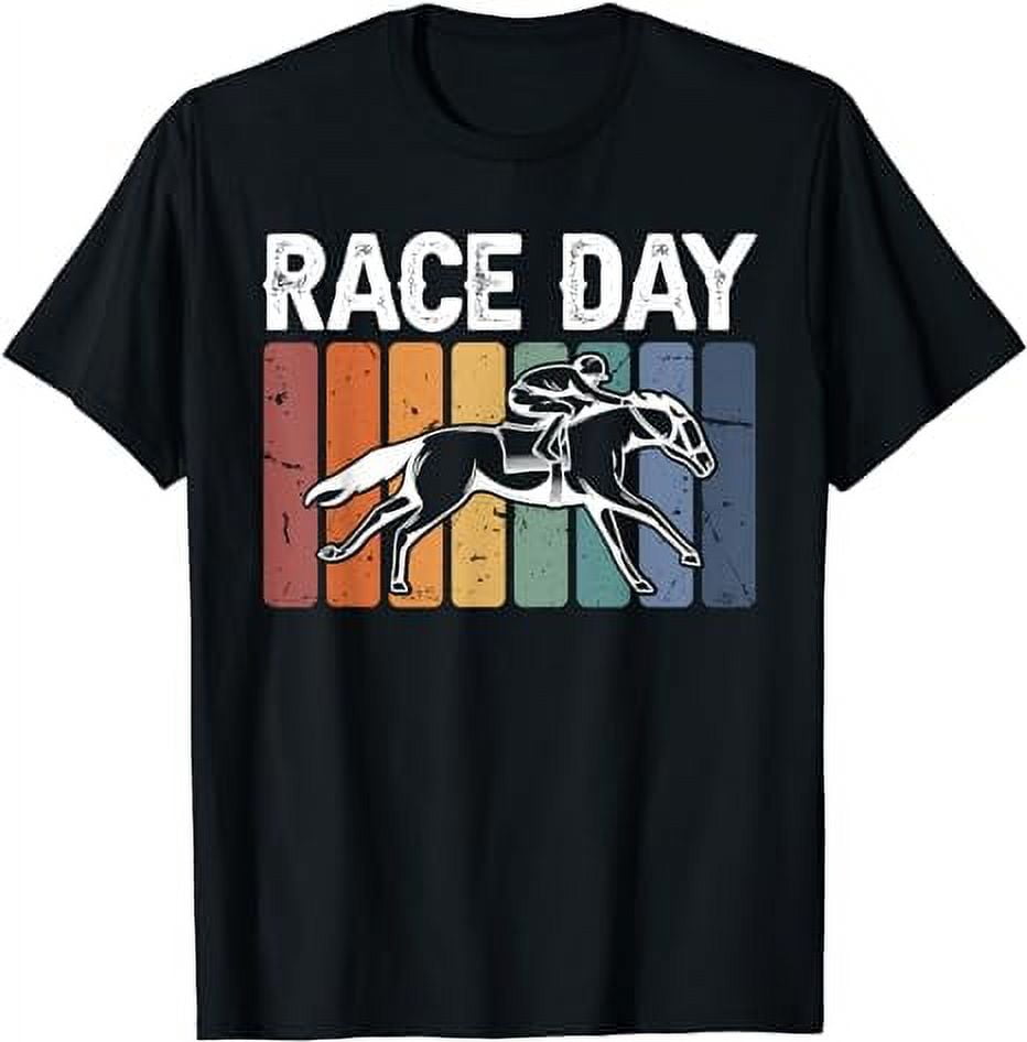 Race Day Horse Racing Horse Racer Horse Race T-Shirt - Walmart.com