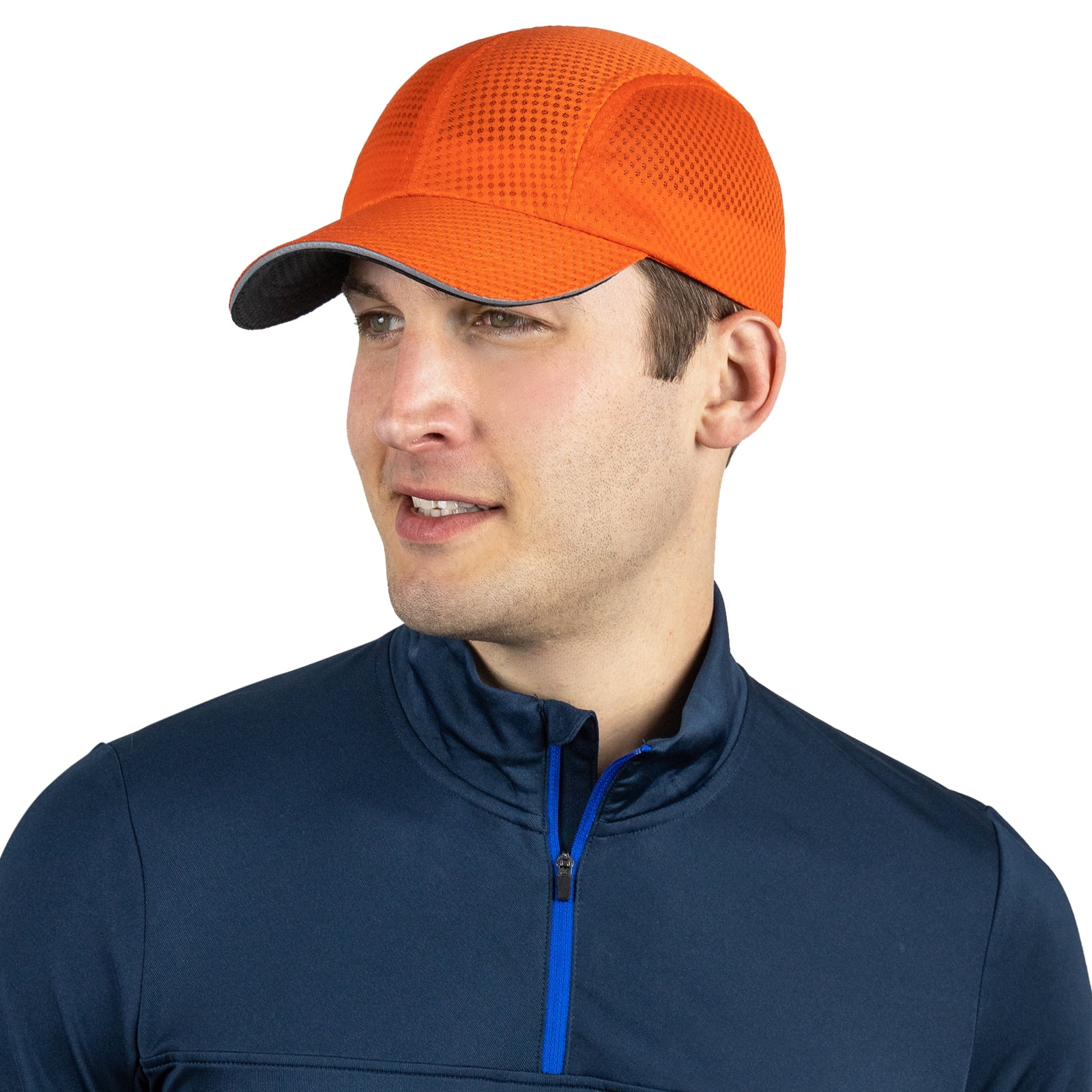 Race Day Mens Running Hat - orange peel - Walmart.com
