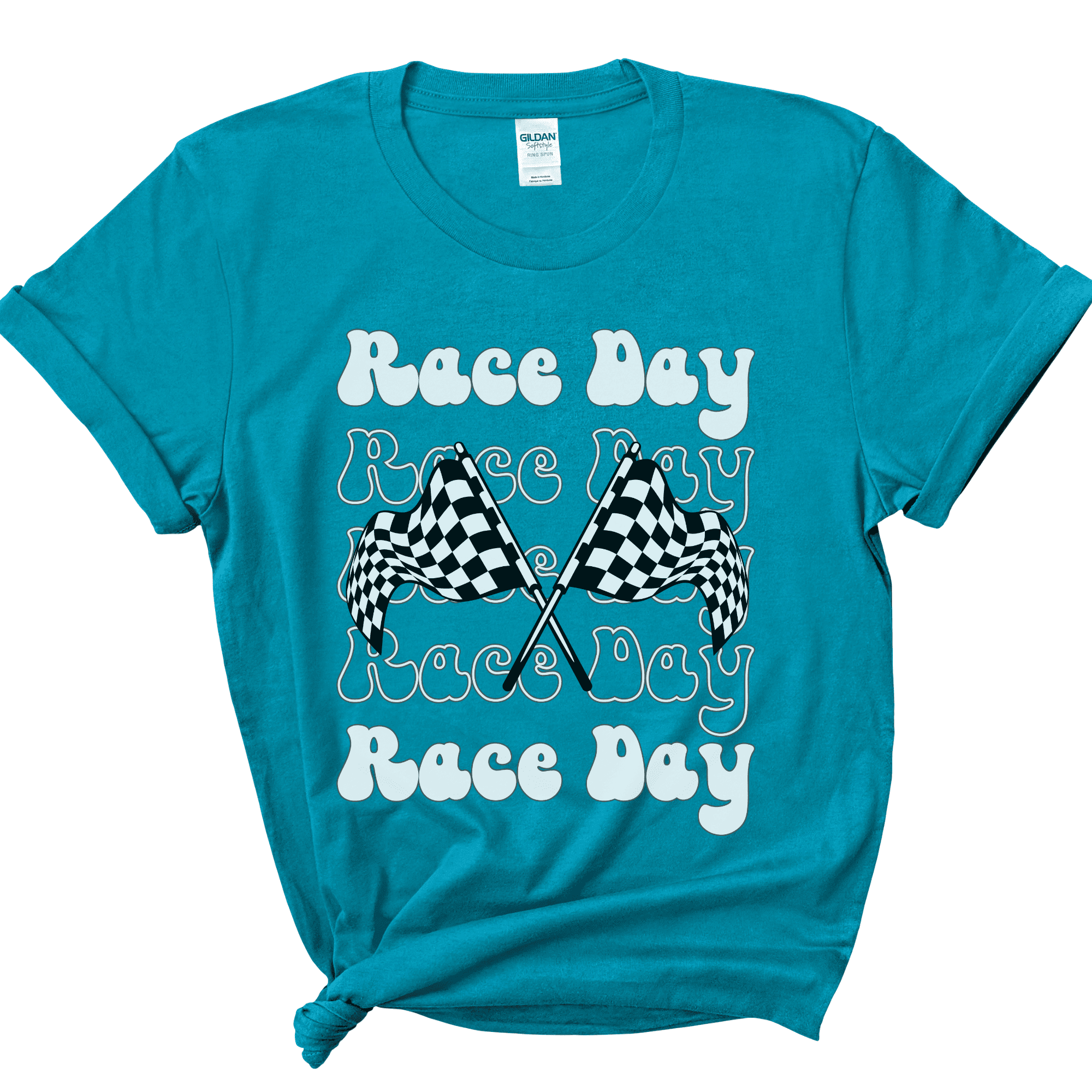 Race Day Shirt, Dirt Track Racing, Checkered Flag Drag Racing Men or ...