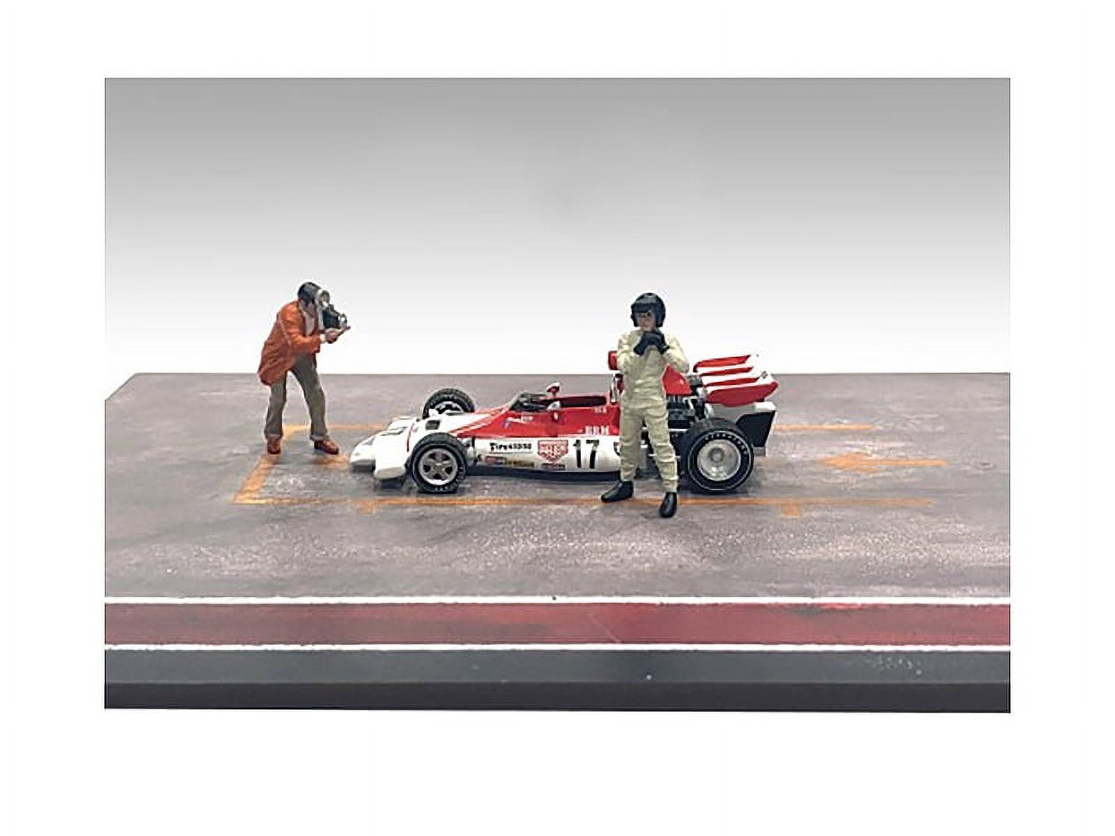 "Race Day" Two Diecast Figures Set 2 for 1/43 Scale Models by American ...
