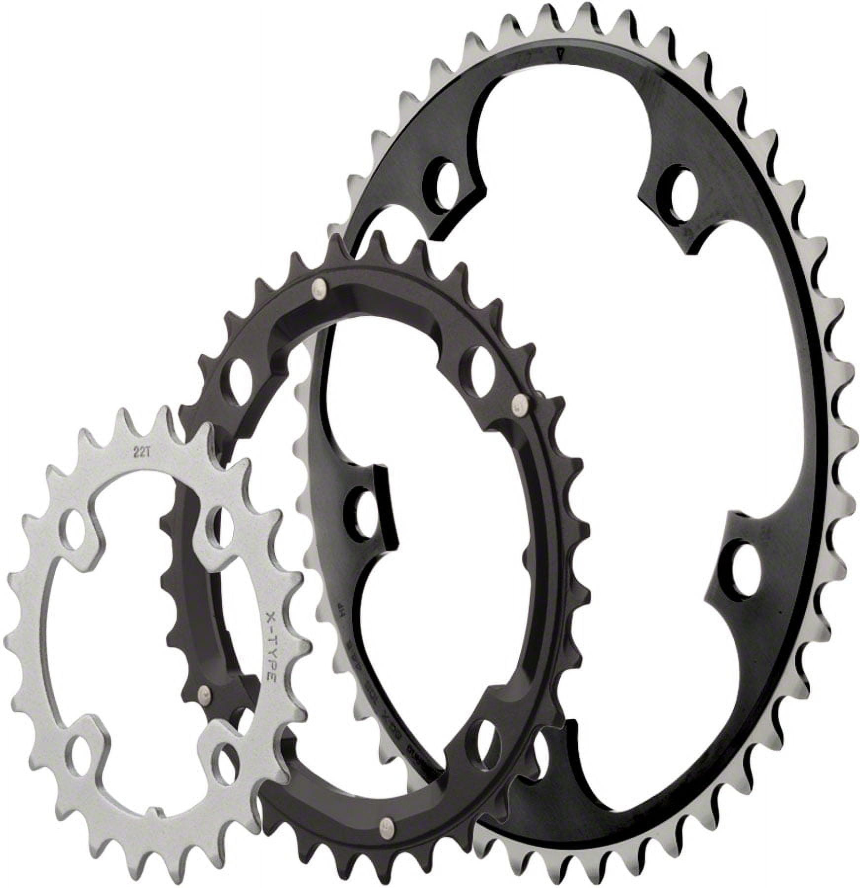 Race Face Evolve 9-Speed MTB Chainring Set, 4 Bolt 64mm x 104mm 22/32 ...
