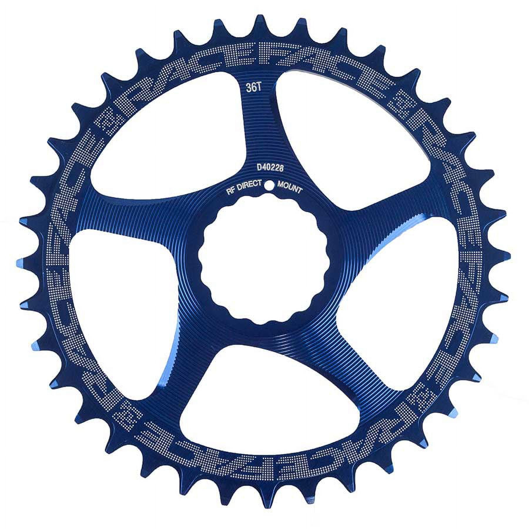 Race Face Cinch Direct Mount Narrow-Wide Chainring, 36t Blue - Walmart.com