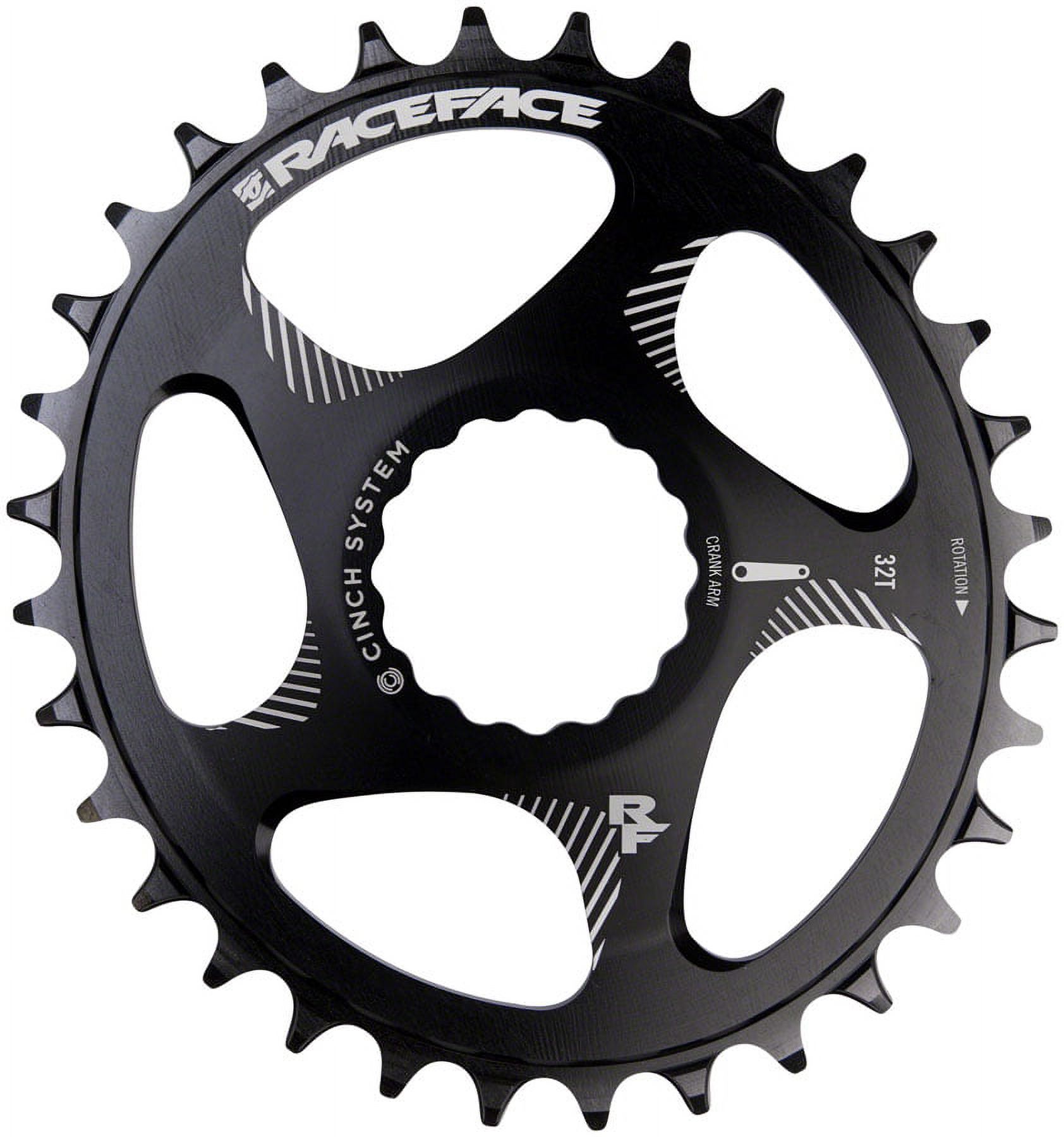 Race Face Narrow Wide Oval Chainring: Direct Mount CINCH 28t Black ...