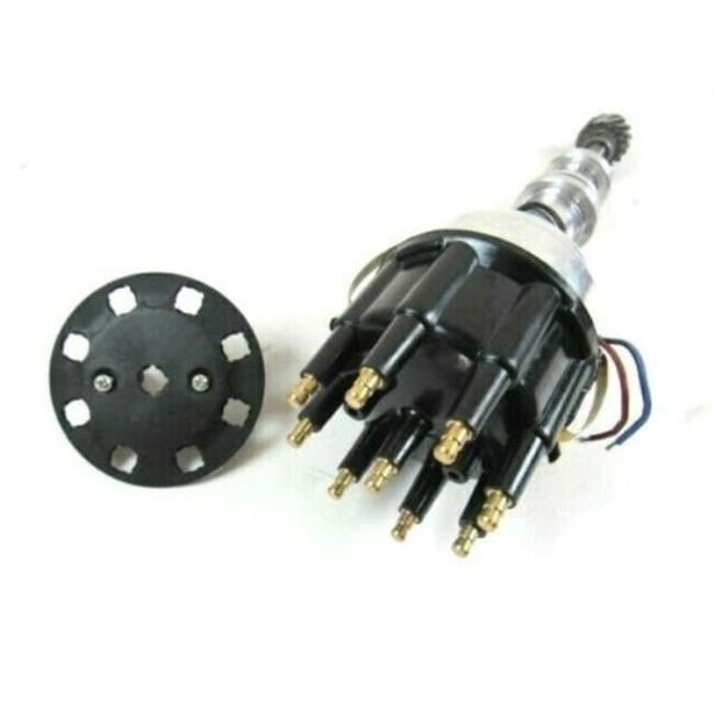Race Pro Billet Aluminum Distributor Cap for SB Ford 289-302, Black ...